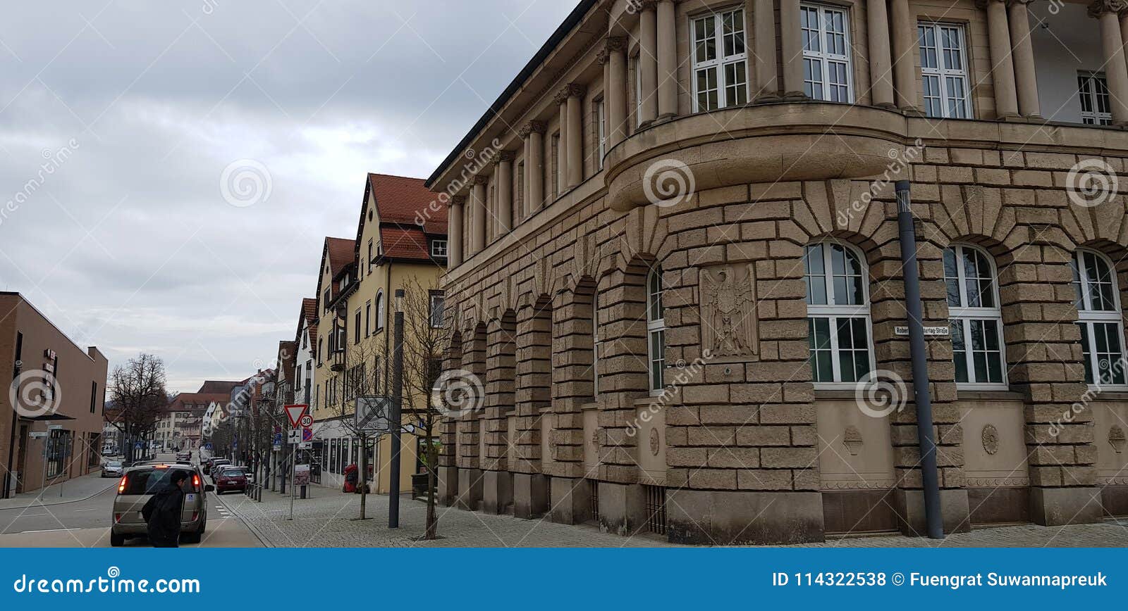 Town corner stock photo. Image of style, corner, town - 114322538