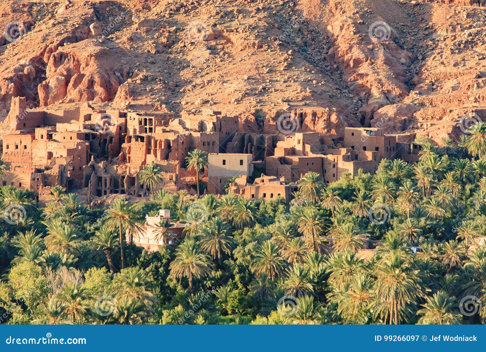 Town in Draa valley stock image. Image of sahara, valley - 99266097