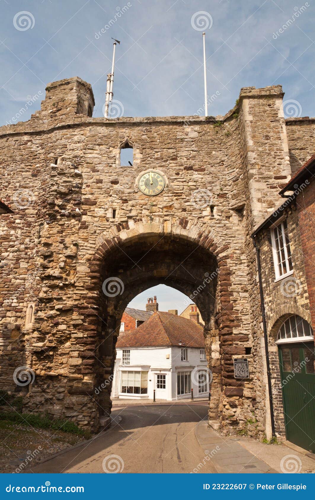 Town Gate stock image. Image of house, eastsussex, gate - 23222607