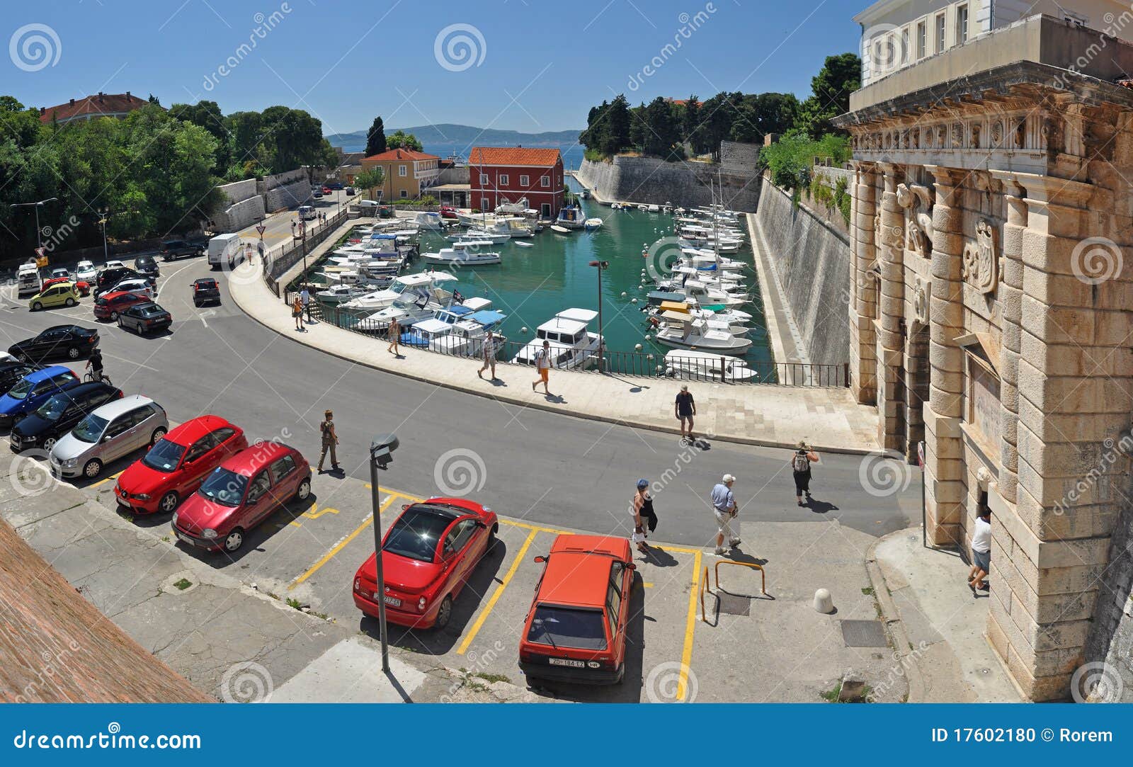 Town gate of Zadar editorial image. Image of dalmatia - 17602180