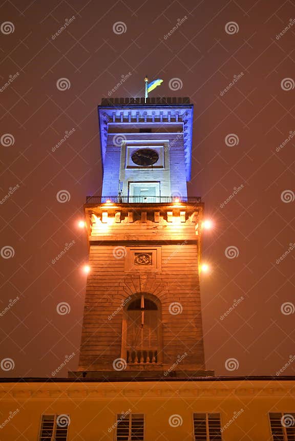 Town hall stock photo. Image of center, facade, decoration - 18831836