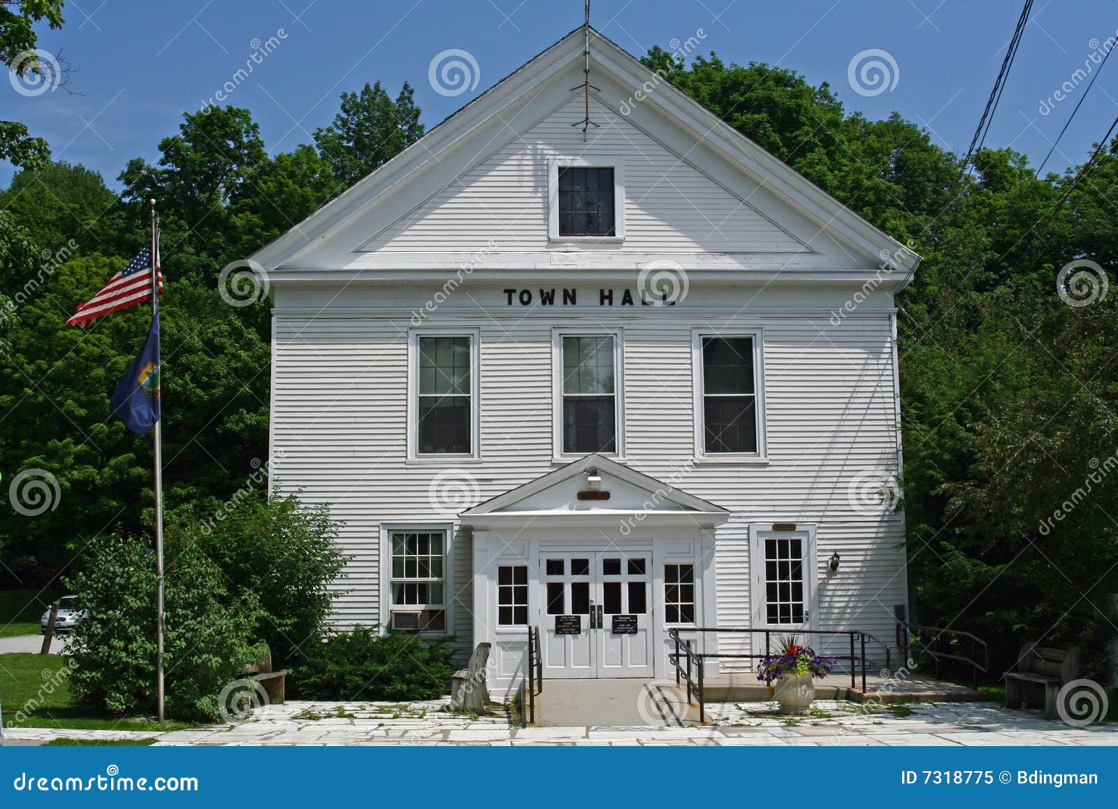 Town Hall stock image. Image of structure, england, architecture - 7318775