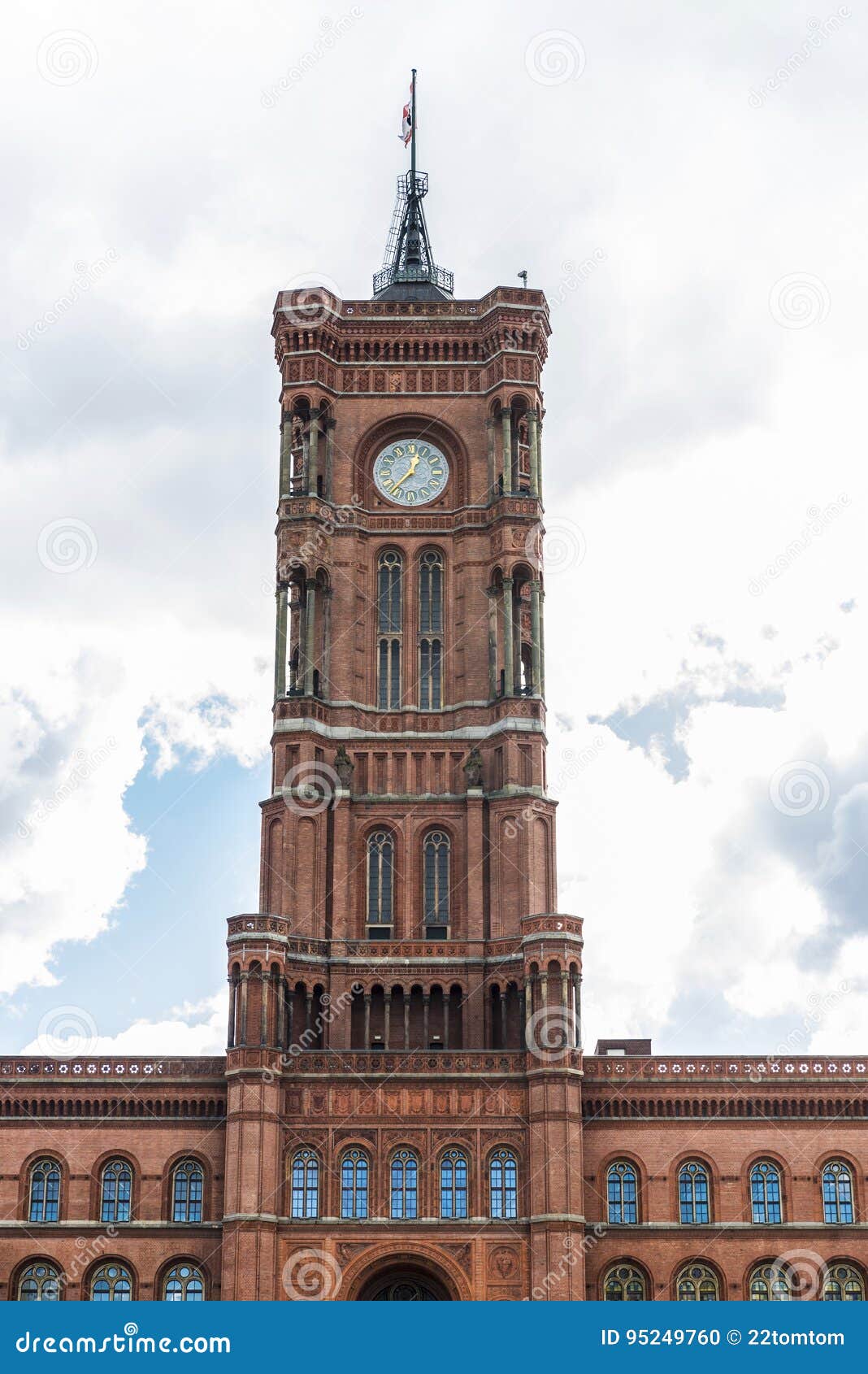Town Hall of Berlin, Germany Stock Photo - Image of landmark ...