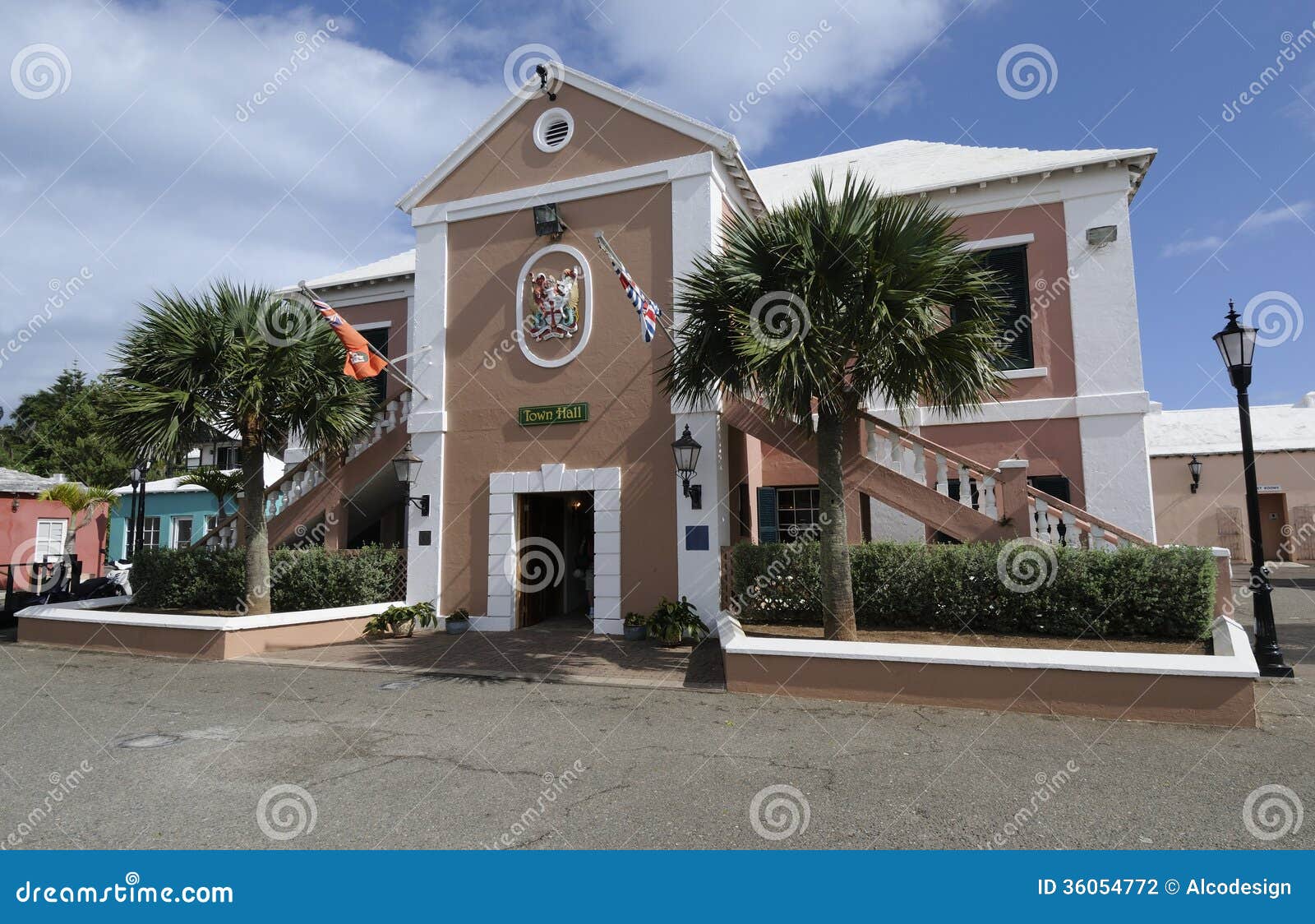 Town Hall in Bermuda stock photo. Image of city, street - 36054772