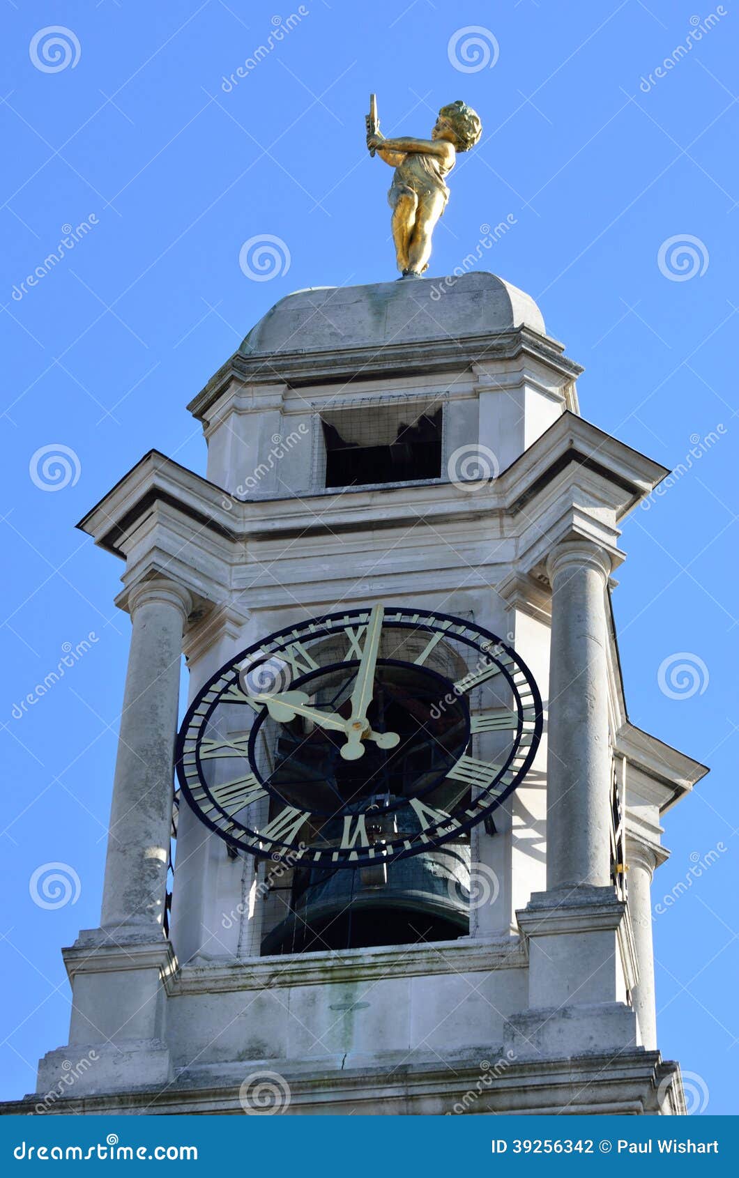 Town Hall clock detail stock photo. Image of architecture - 39256342