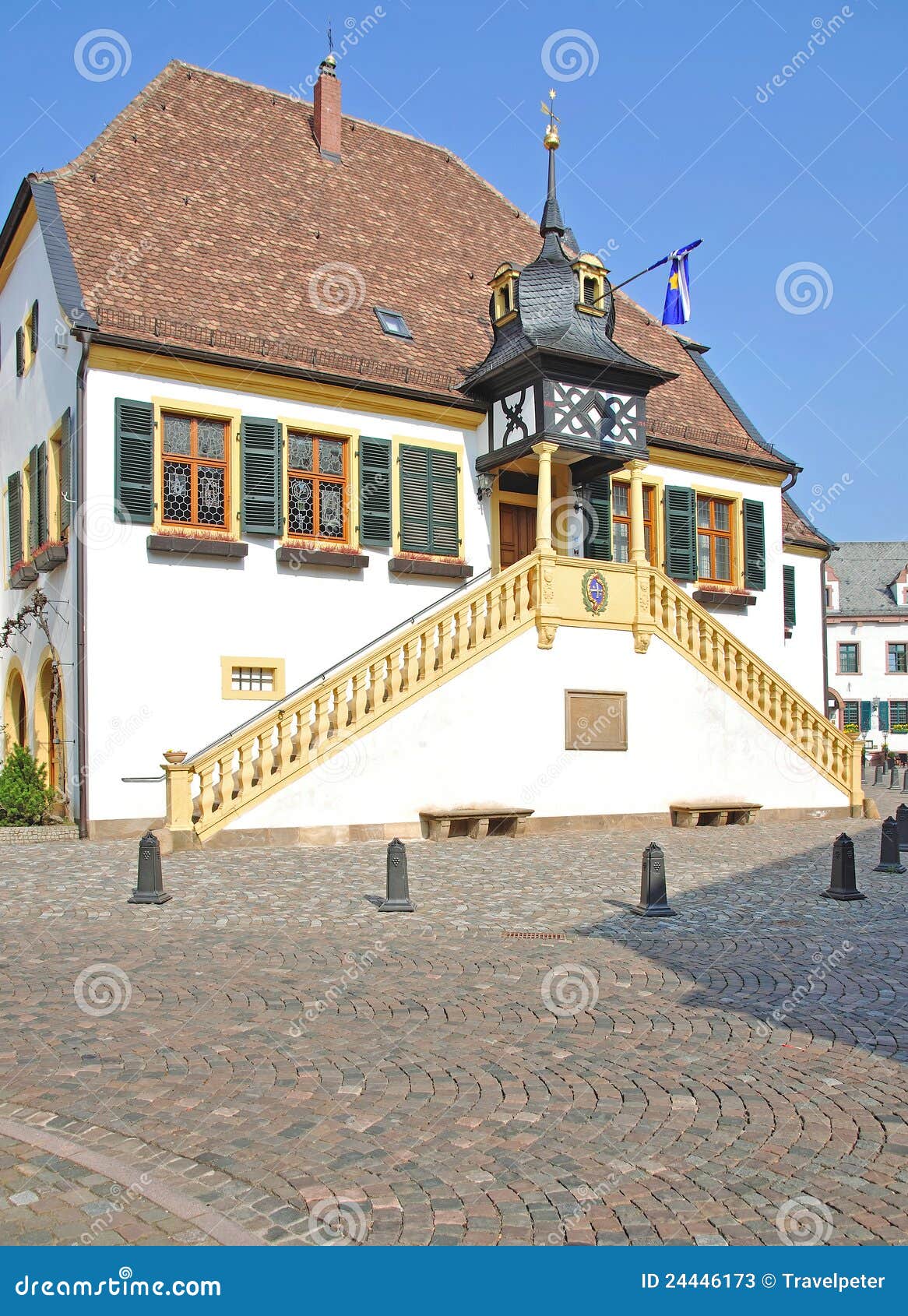 Town Hall,Deidesheim,Germany Stock Image - Image of southern ...