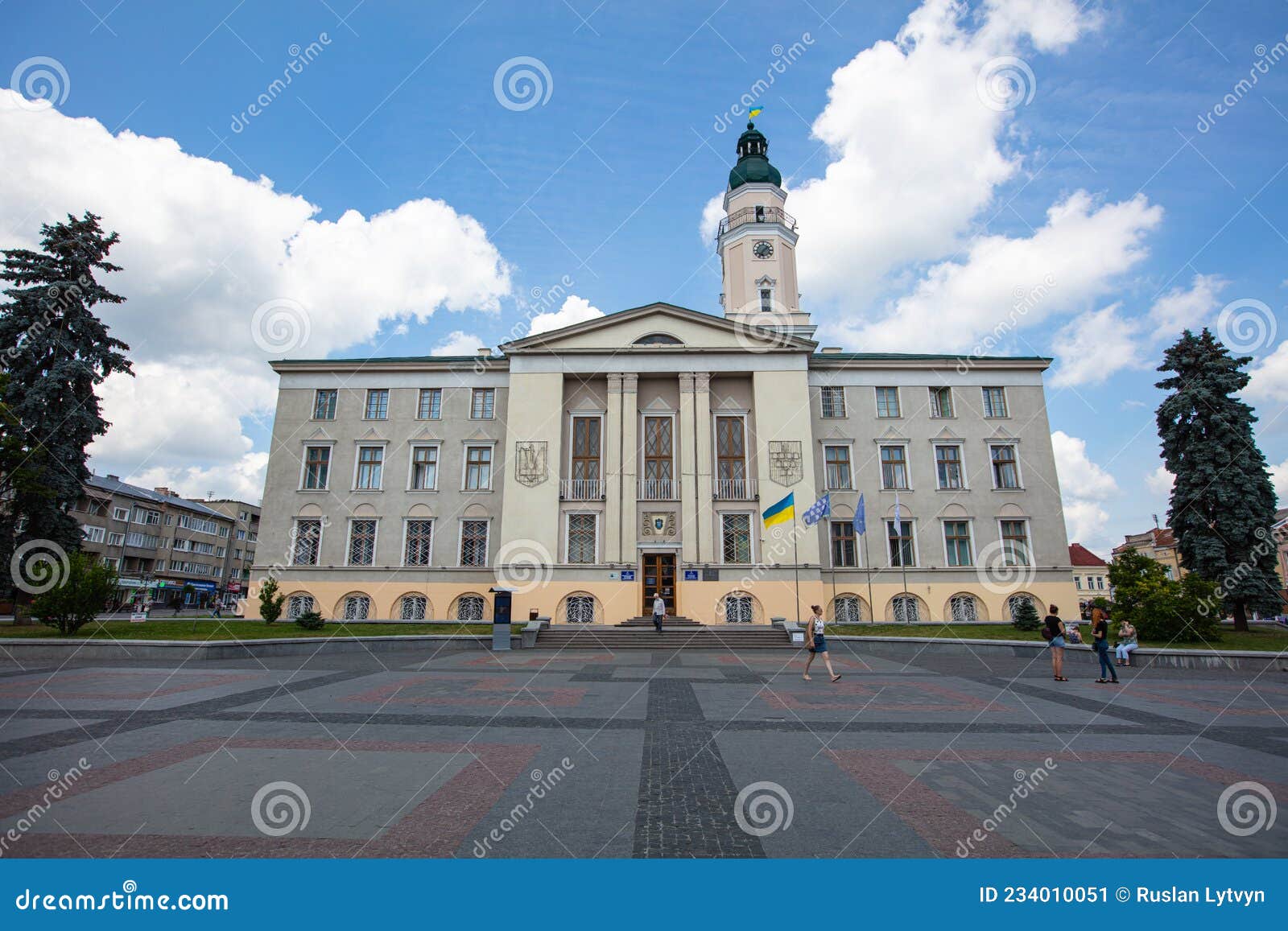 Town Hall in Drohobych, Ukraine Editorial Photo - Image of attraction ...