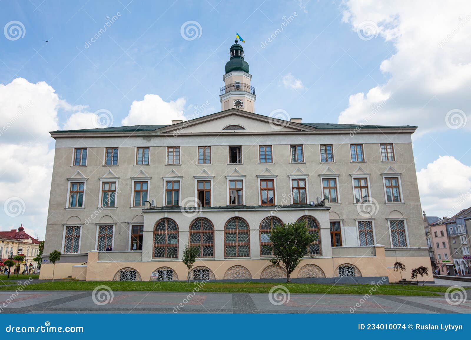 Town Hall in Drohobych, Ukraine Editorial Stock Image - Image of ...
