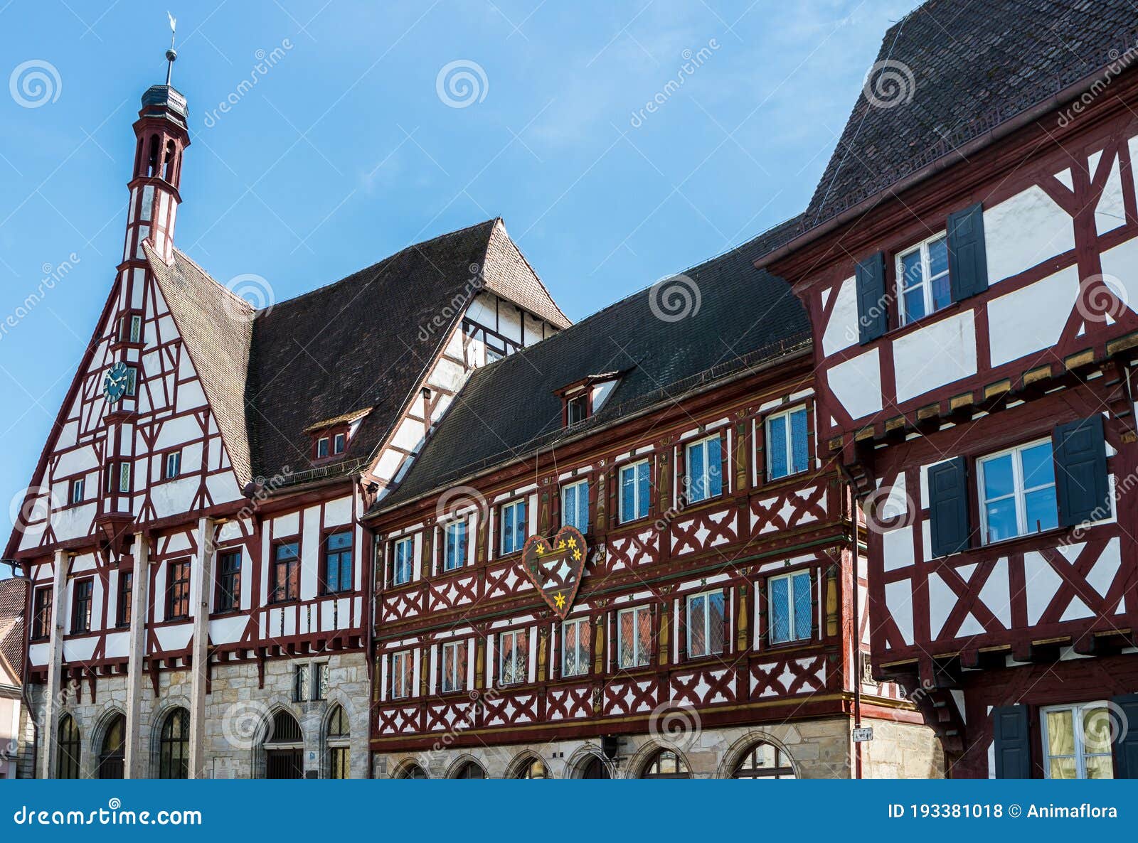 Town hall of Forchheim stock photo. Image of cityscape - 193381018