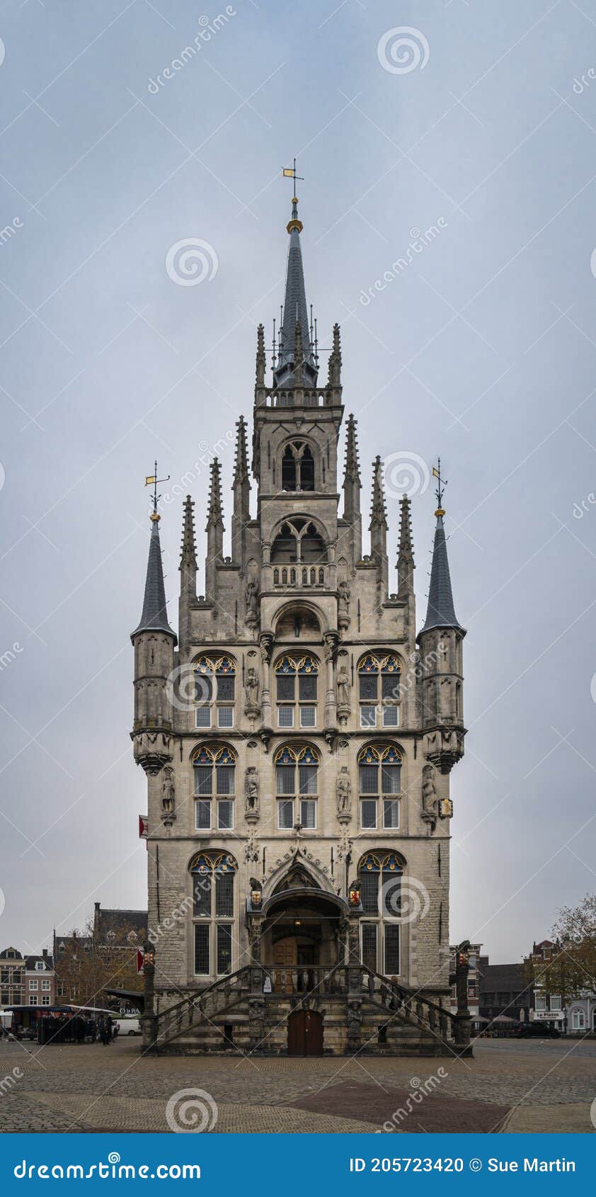Town Hall of Gouda, Netherlands Editorial Image - Image of hall ...
