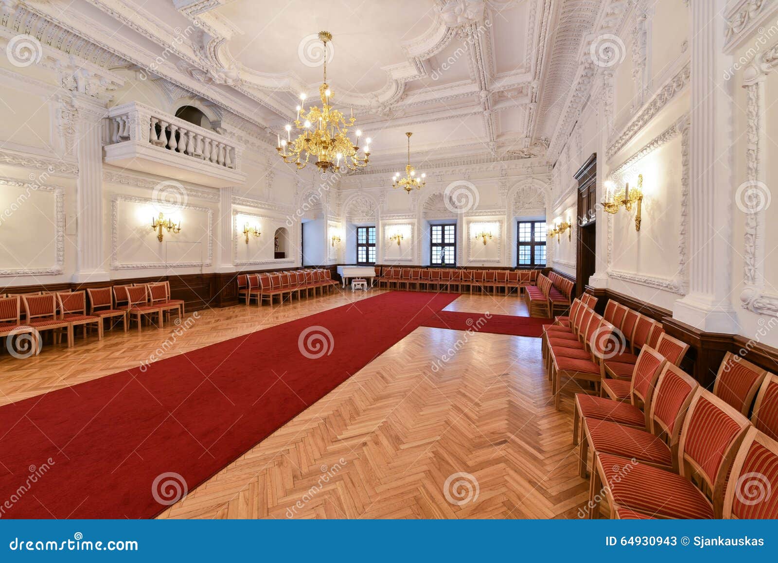 Town hall interior stock image. Image of decorated, culture - 64930943