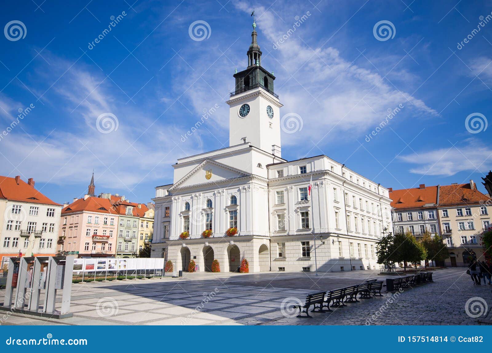 Town Hall of Kalisz, Poland Stock Photo - Image of cobblestone, famous ...