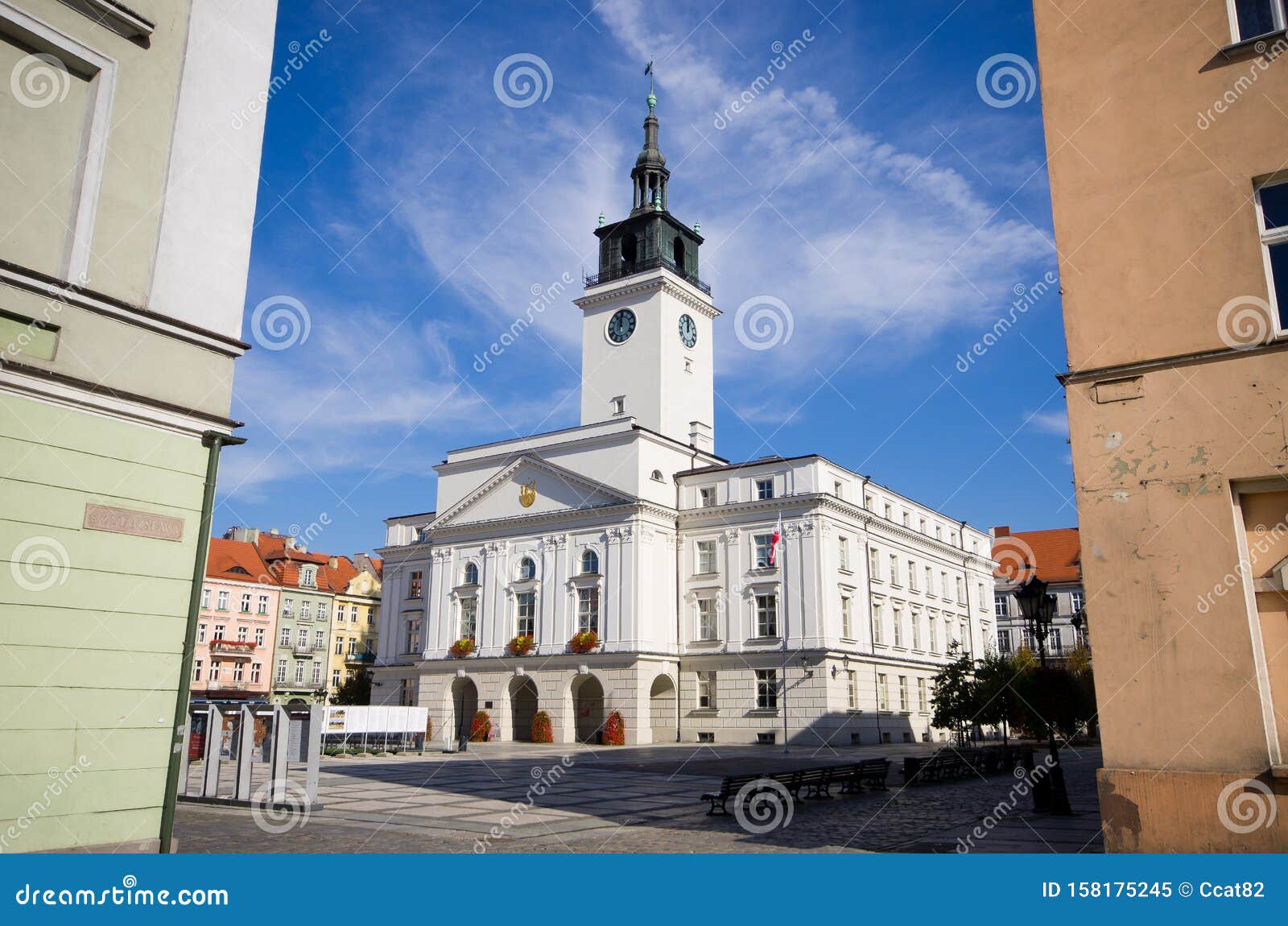 Town Hall of Kalisz, Poland Stock Image - Image of destination ...