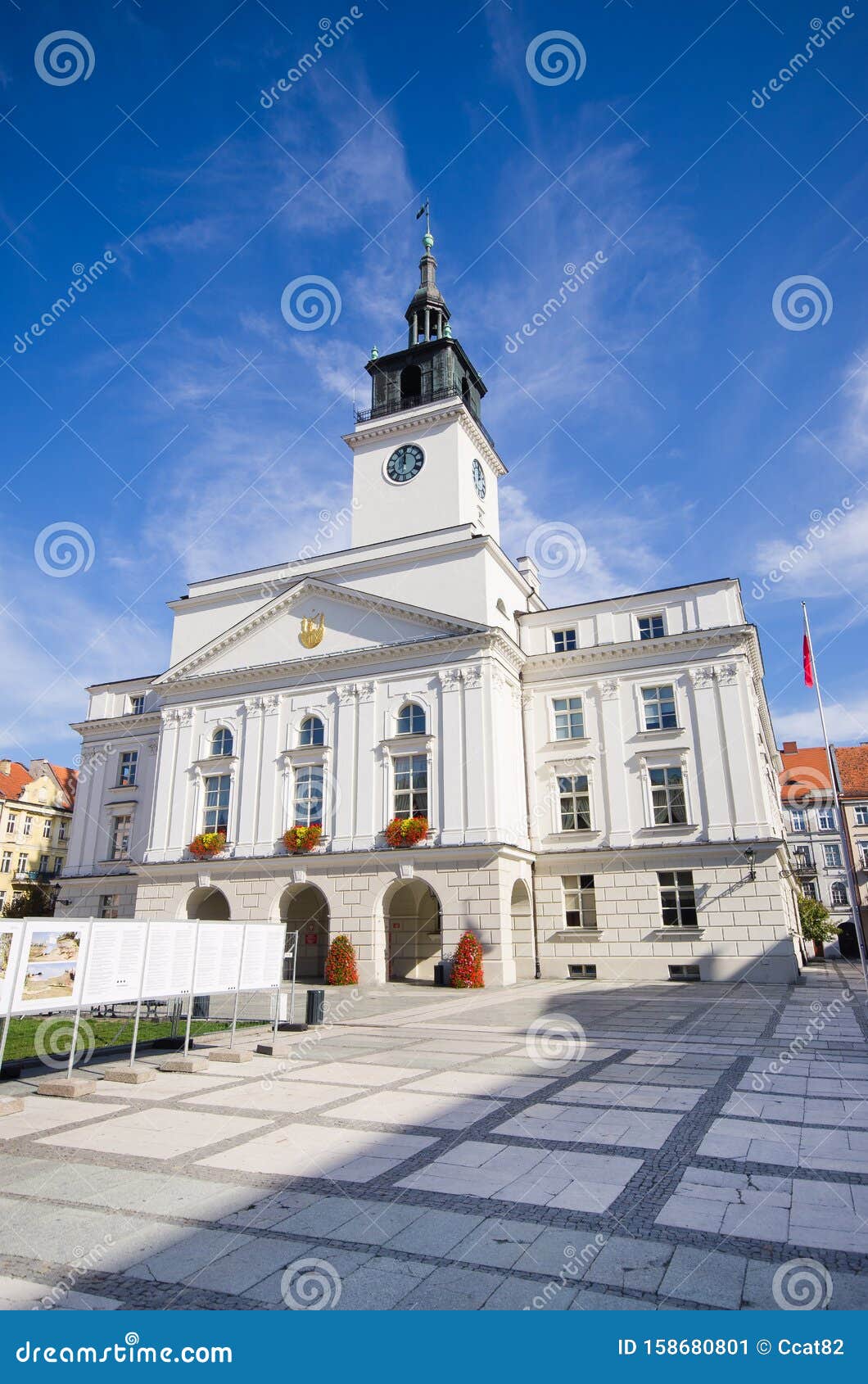 Town Hall of Kalisz, Poland Stock Image - Image of renovated, famous ...