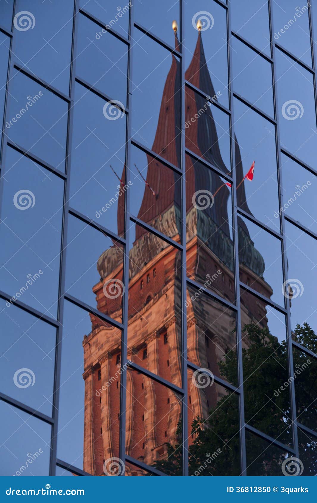Town Hall of Kiel stock photo. Image of tower, buildings - 36812850