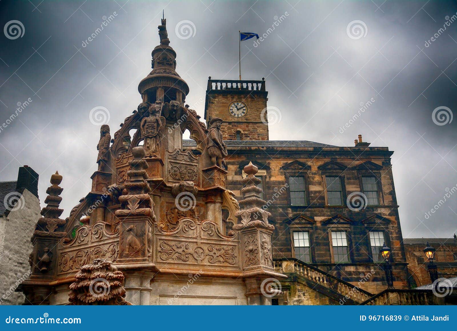 The Town Hall, Linlithgow, Scotland Editorial Stock Image - Image of ...
