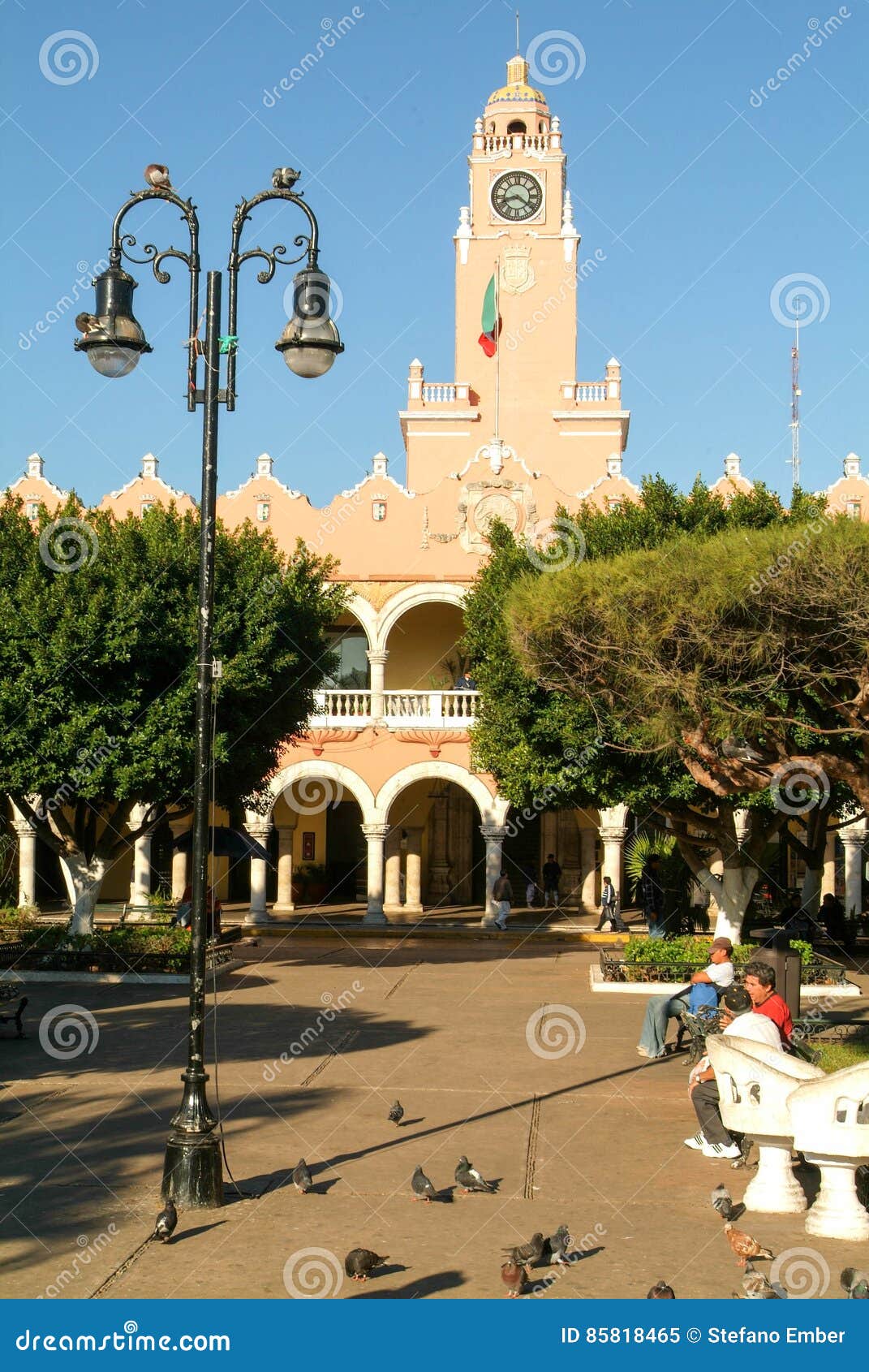 The Town Hall at Merida, Mexico Editorial Image - Image of mexico ...