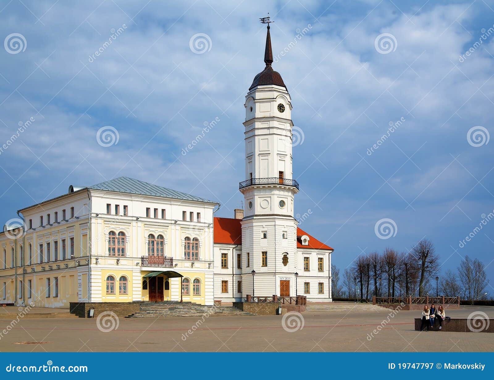 Town Hall of Mogilev, Belarus Editorial Photography - Image of square ...