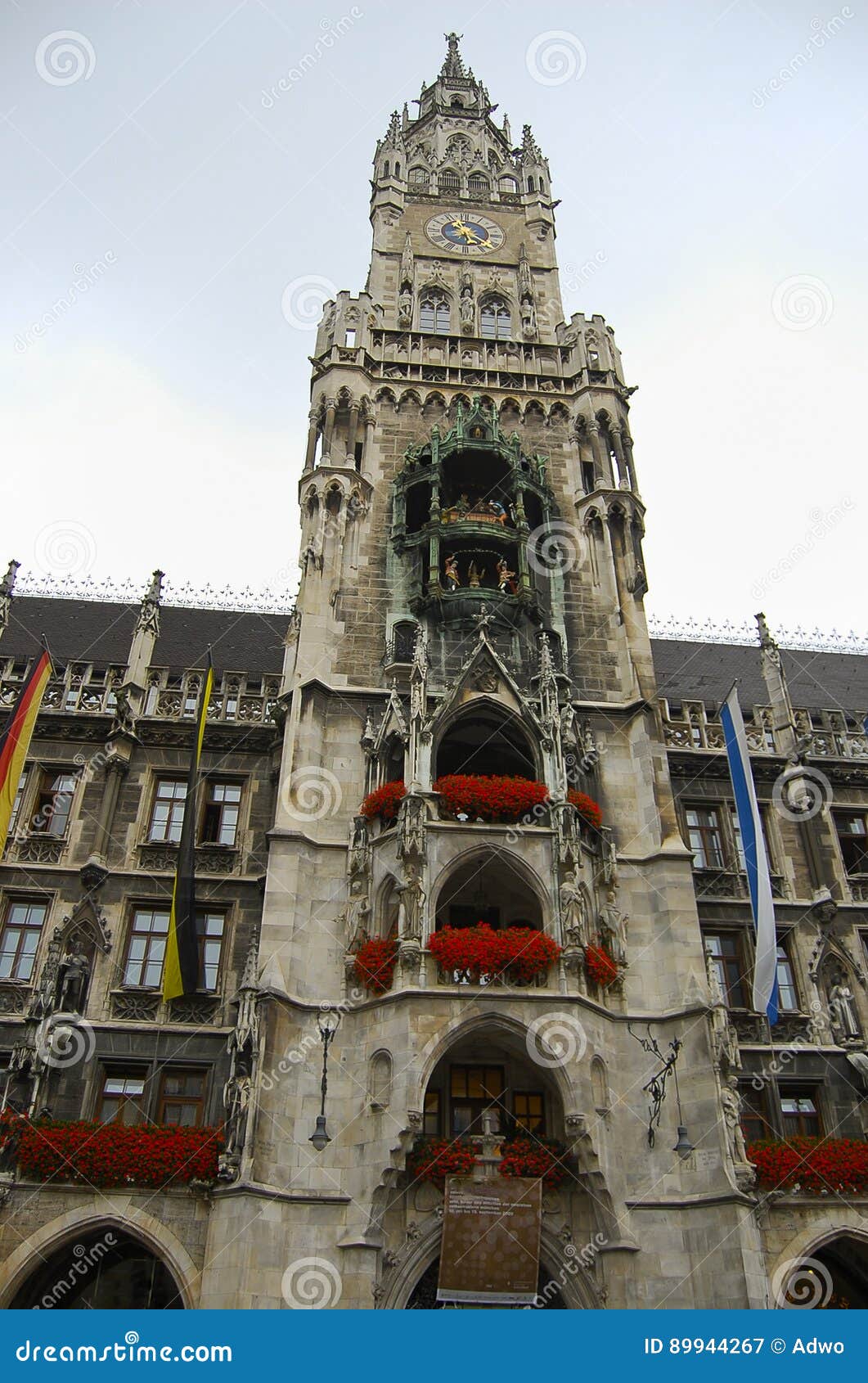 Town Hall - Munich - Germany Stock Image - Image of city, marienplatz ...