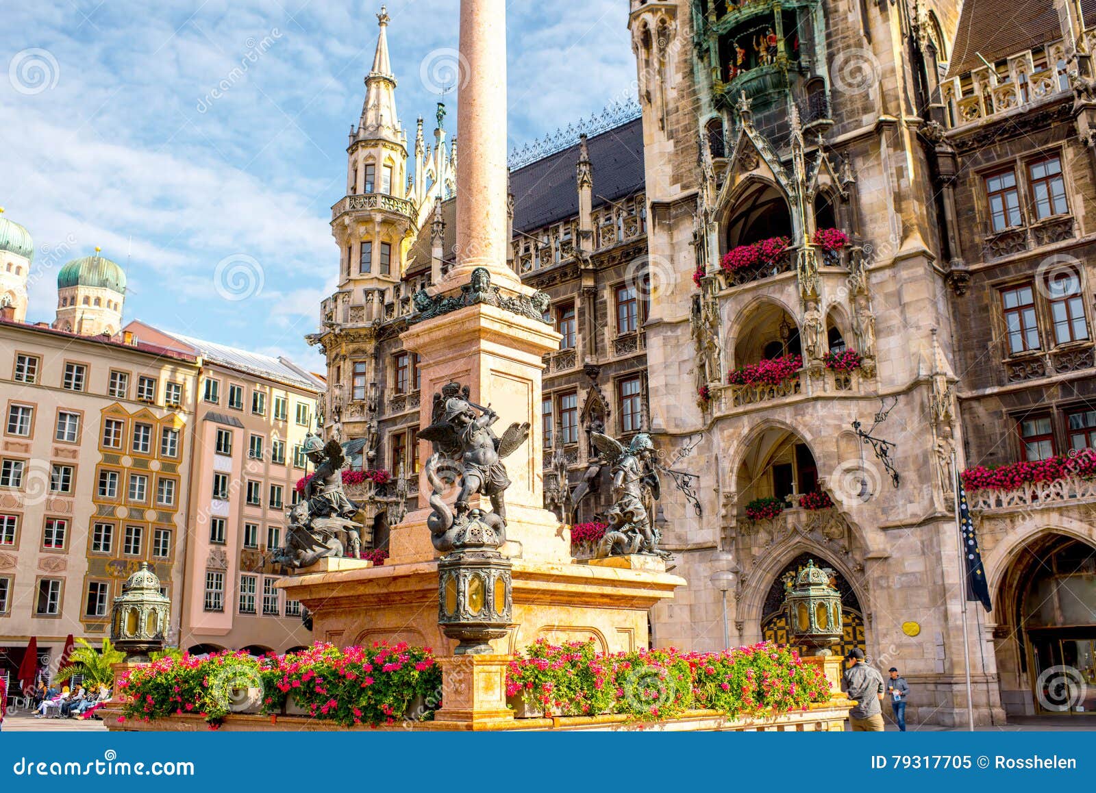 Town hall in Munich editorial image. Image of central - 79317705