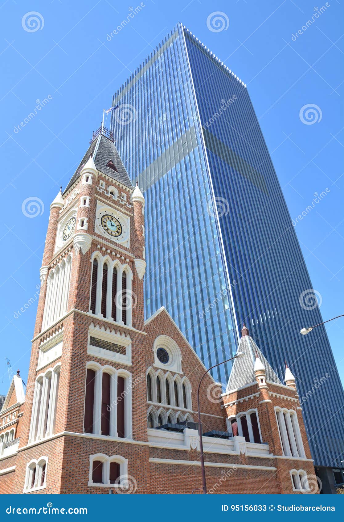 Town Hall in Perth stock image. Image of brick, victorian - 95156033