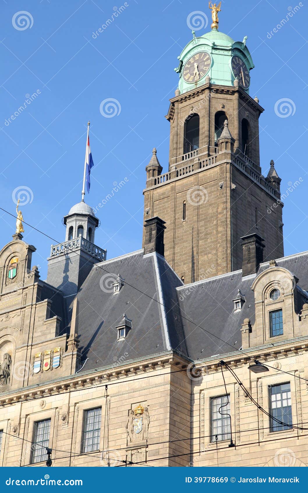 Town Hall in Rotterdam, Netherlands Editorial Stock Image - Image of ...