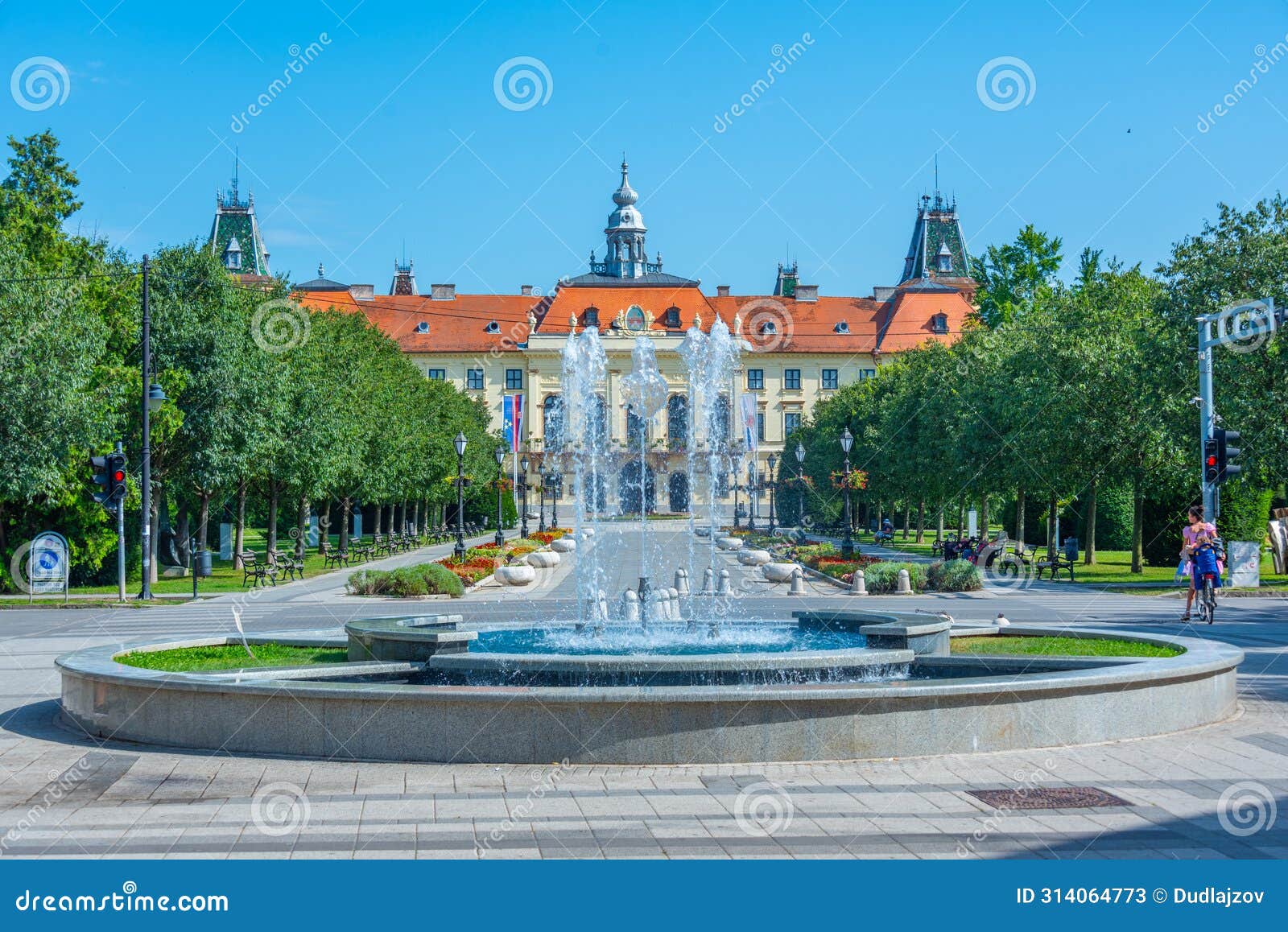 Town Hall in Serbian Town Sombor Editorial Stock Photo - Image of ...
