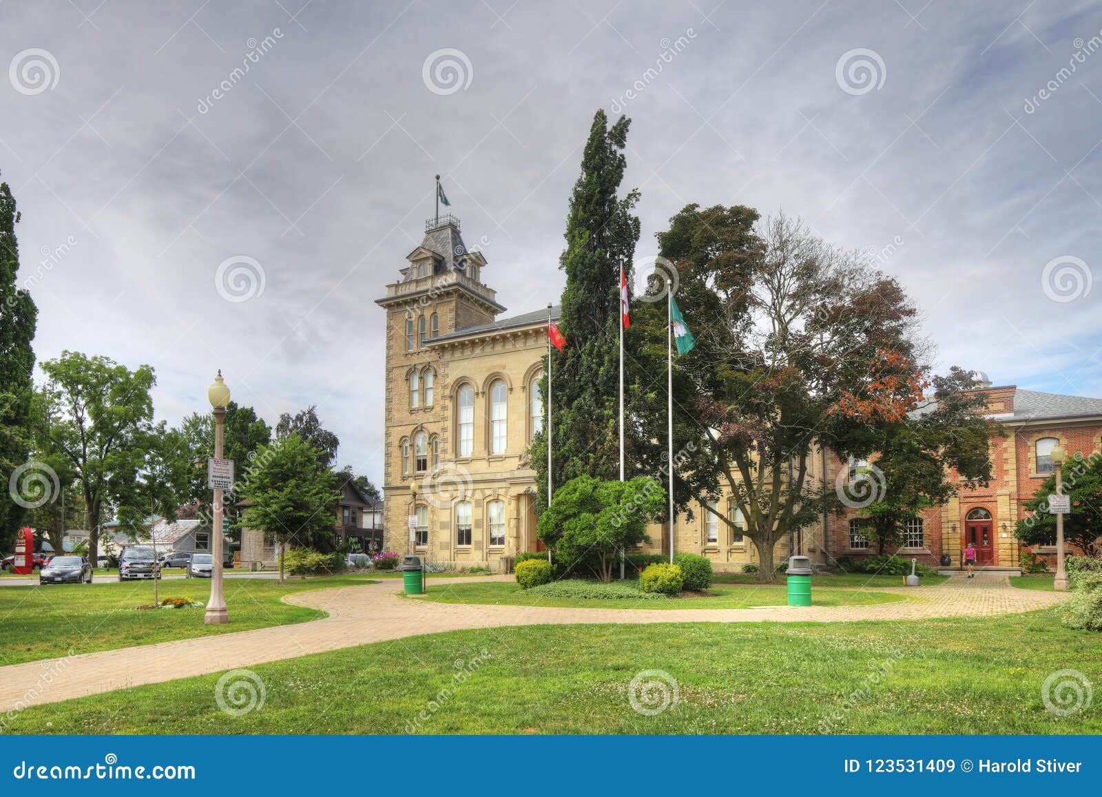 Town Hall in Simcoe, Ontario, Canada Editorial Stock Image - Image of ...