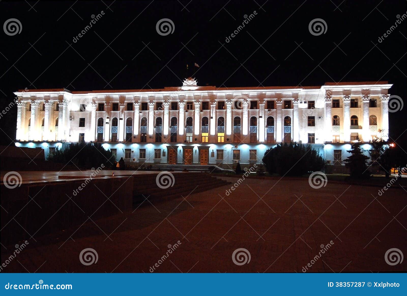 Town Hall of Simferopol, Ukraine Editorial Photography - Image of ...