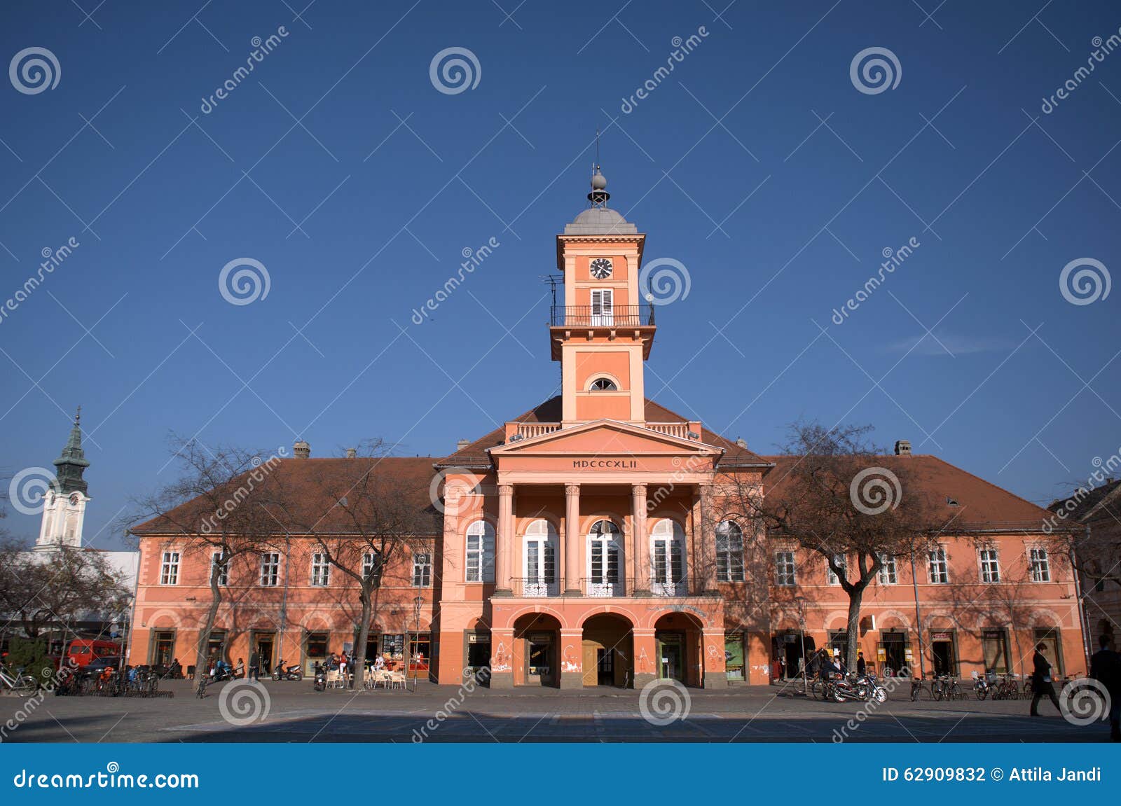 Town hall, Sombor, Serbia editorial photography. Image of historic ...