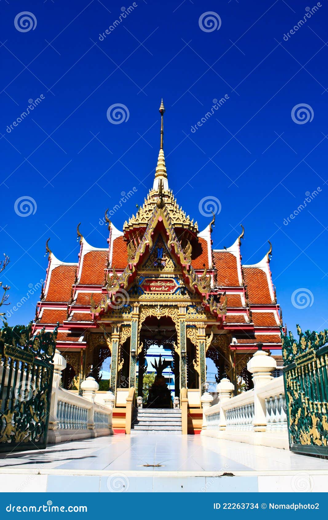 Town Hall Thai Art on the Water. Stock Photo - Image of asia ...