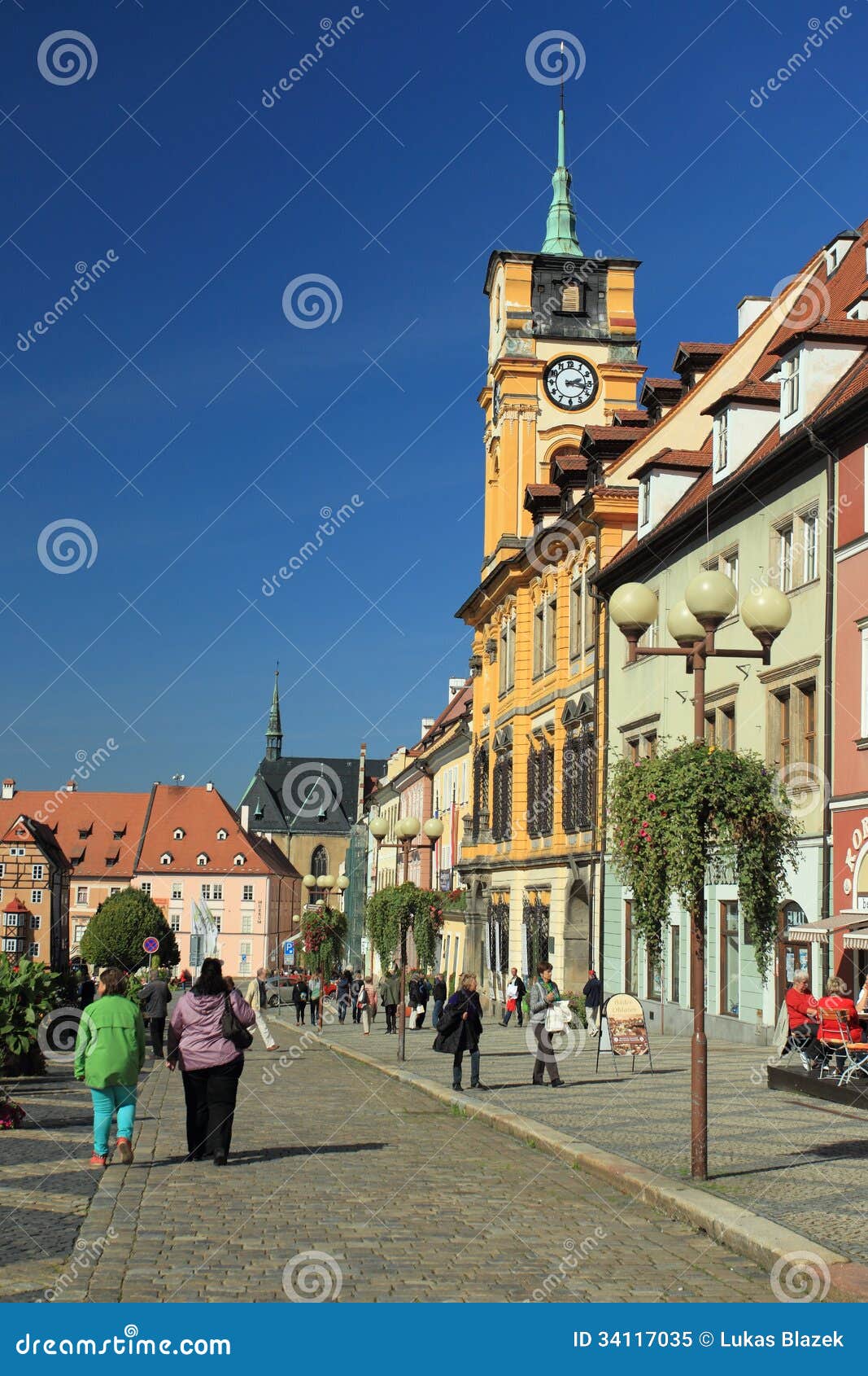 Town hall tower in Cheb editorial image. Image of republic - 34117035