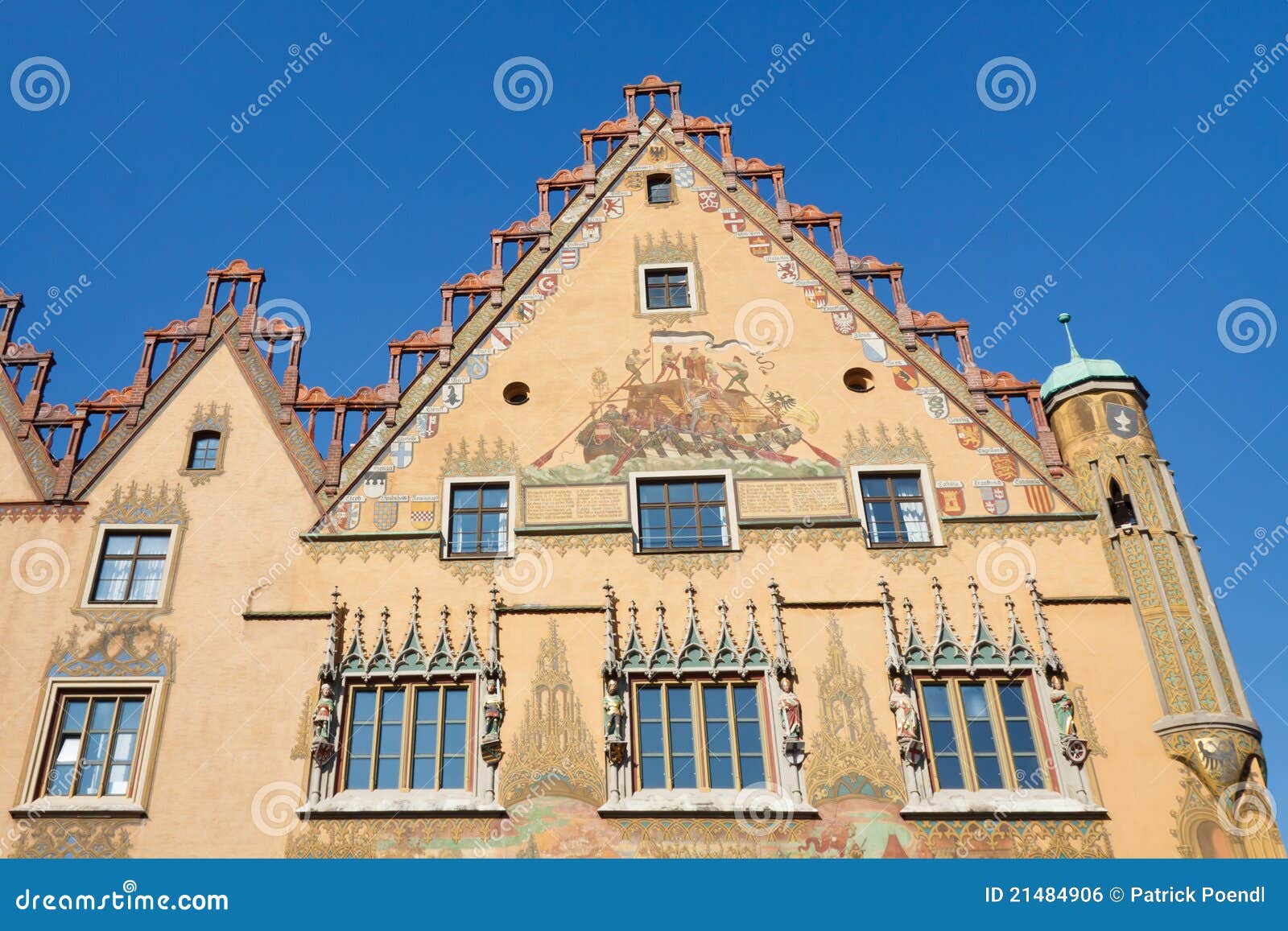 Town Hall, Ulm, Germany stock photo. Image of germany - 21484906