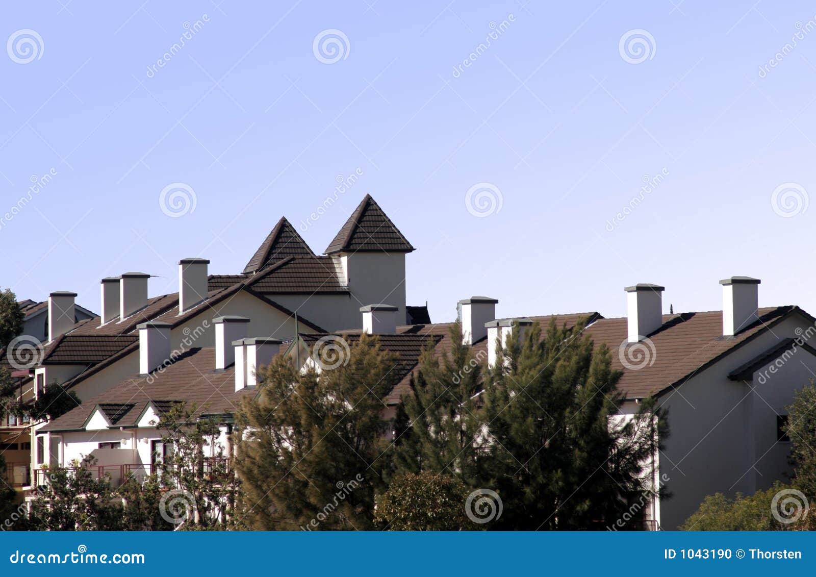 Town House Roofs stock photo. Image of sydney, house, real - 1043190