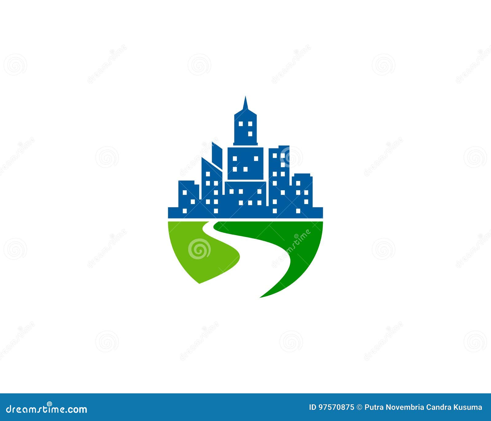 Town Icon Logo Design Element Stock Vector - Illustration of business ...