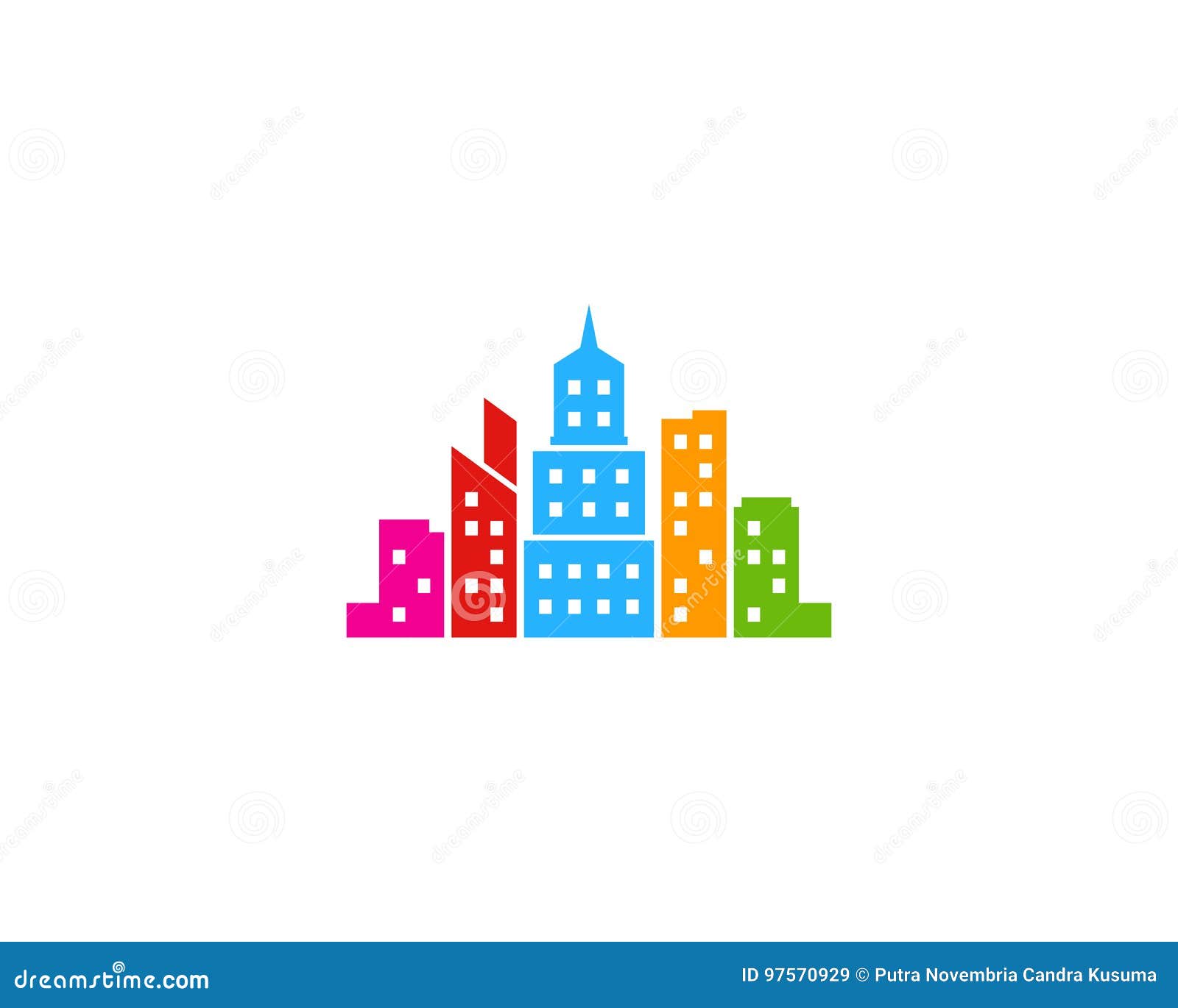 Town Icon Logo Design Element Stock Vector - Illustration of element ...