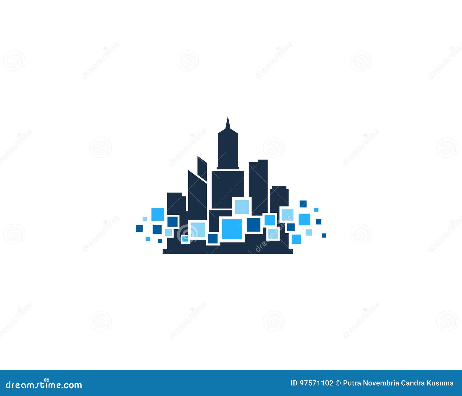 Town Icon Logo Design Element Stock Vector - Illustration of apartment ...