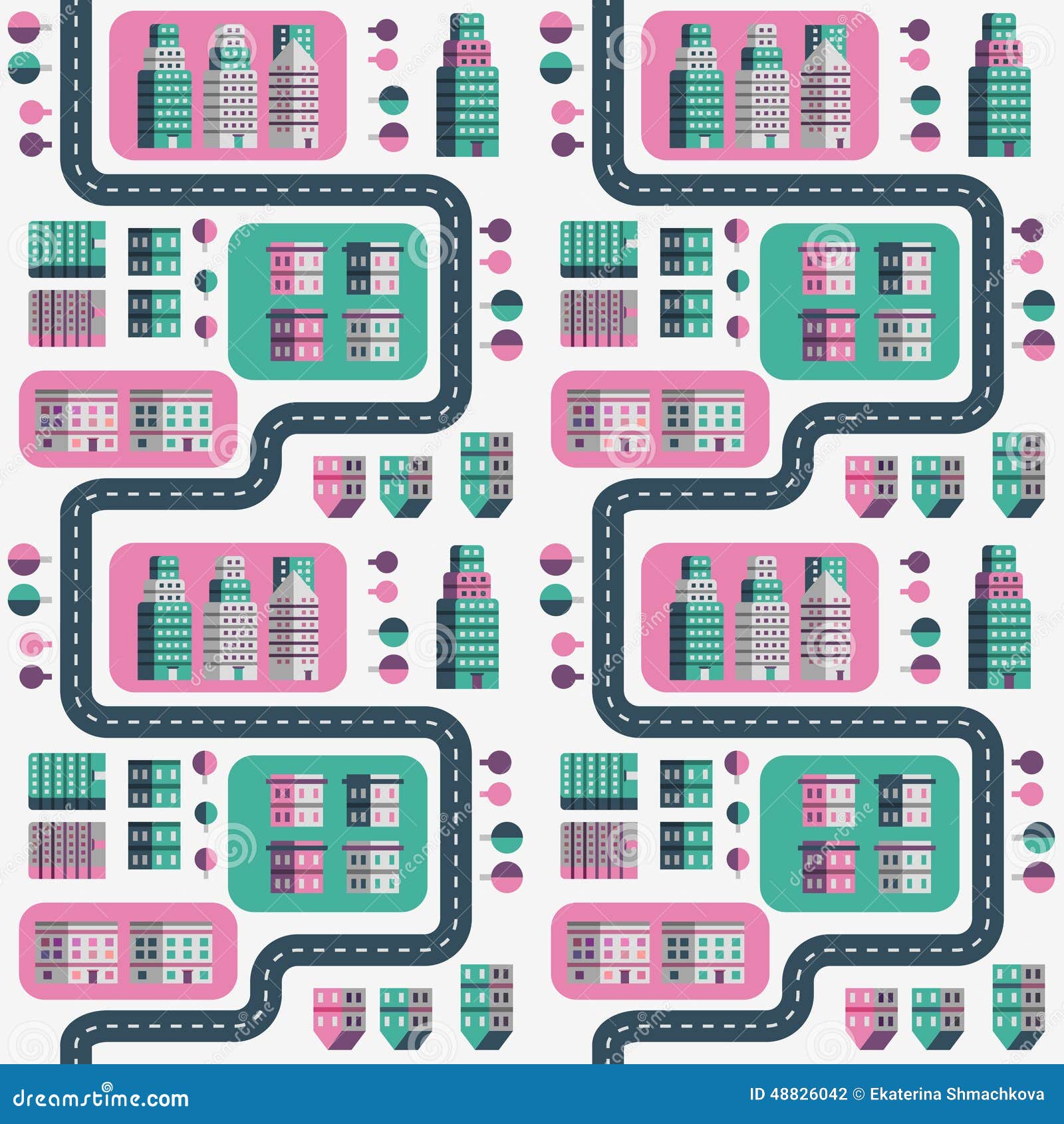 Town Infographic Elements. Vector City Elements For Create Your Own ...