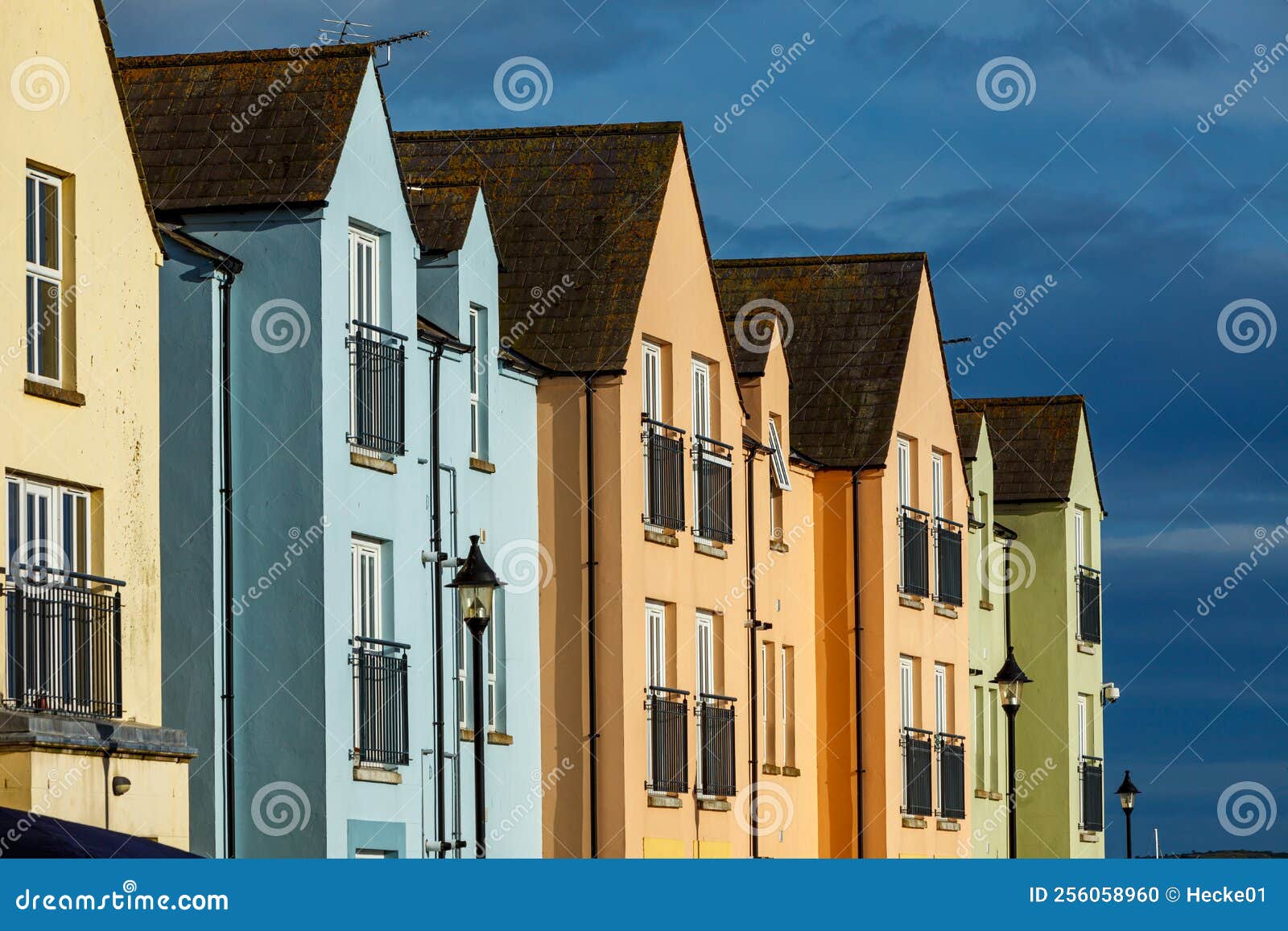 Town of Killyleagh in Ireland Stock Photo - Image of town, harbour ...