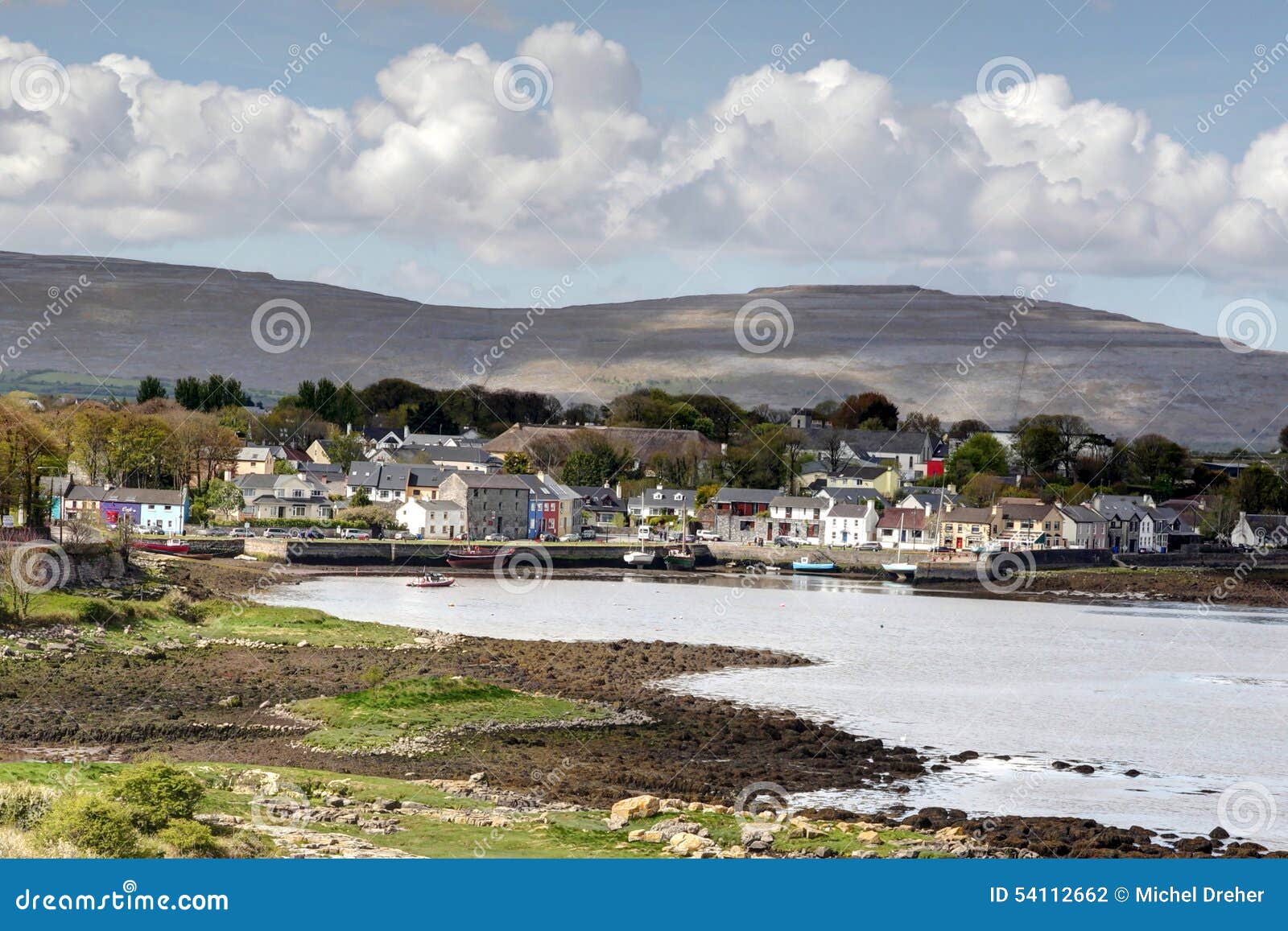 Town of Kinvara stock photo. Image of county, irish, ireland - 54112662