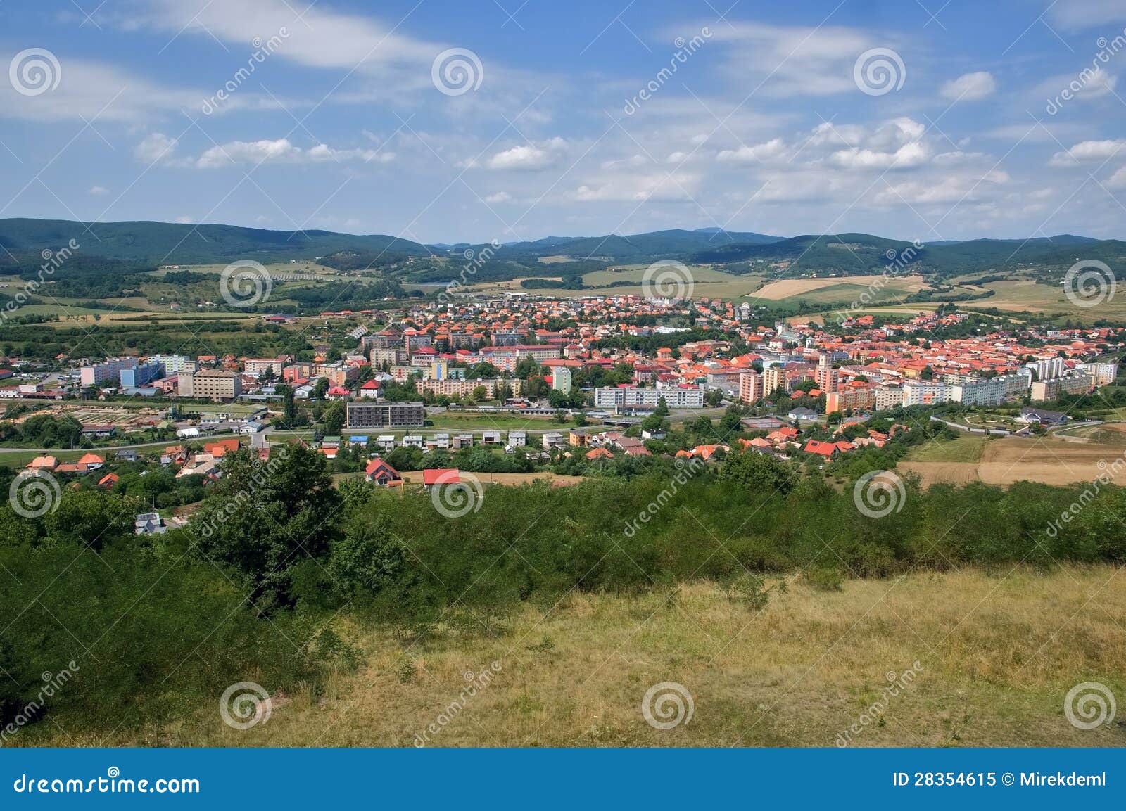 Town Krupina,Slovakia stock image. Image of observation - 28354615