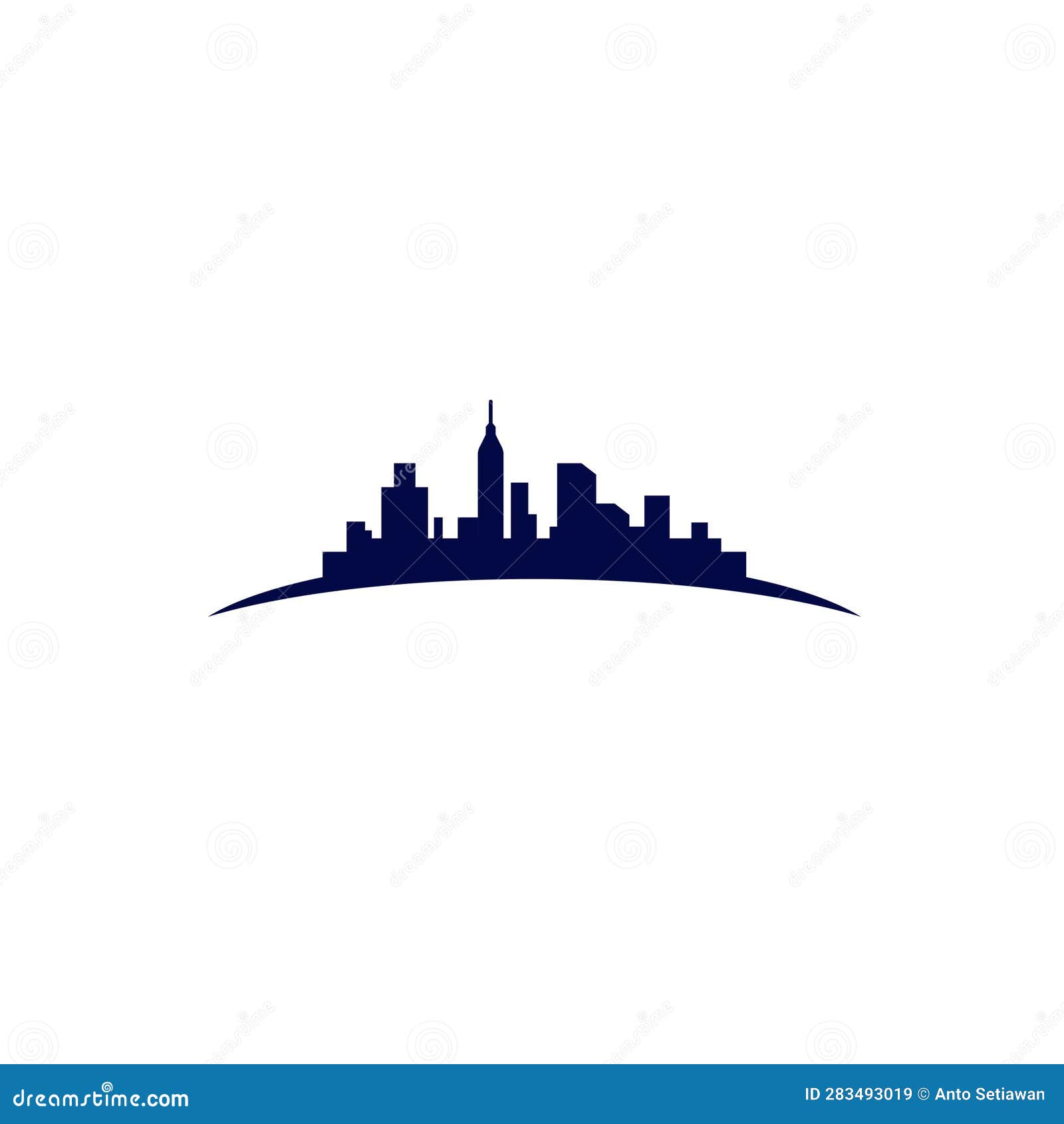 Town Logo Design. Building Logo Vector Stock Vector - Illustration of ...