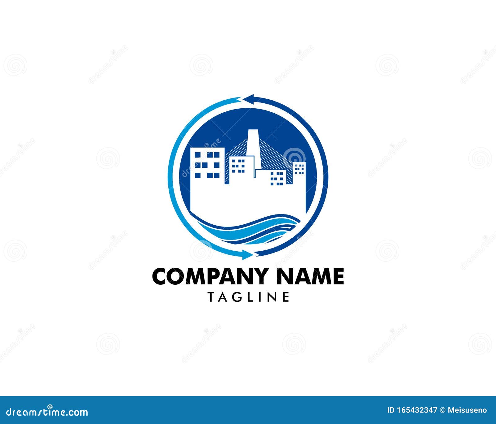 Town Logo Template Design Vector Stock Vector - Illustration of logo ...