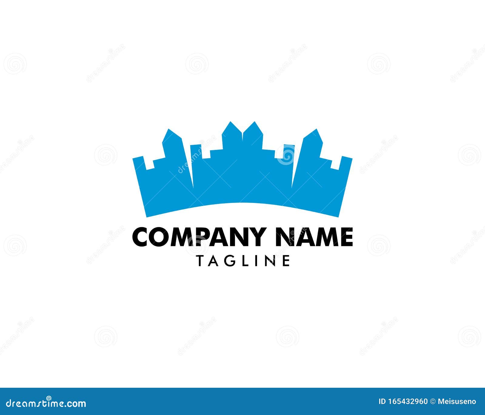 Town Logo Template Design Vector Stock Vector - Illustration of company ...
