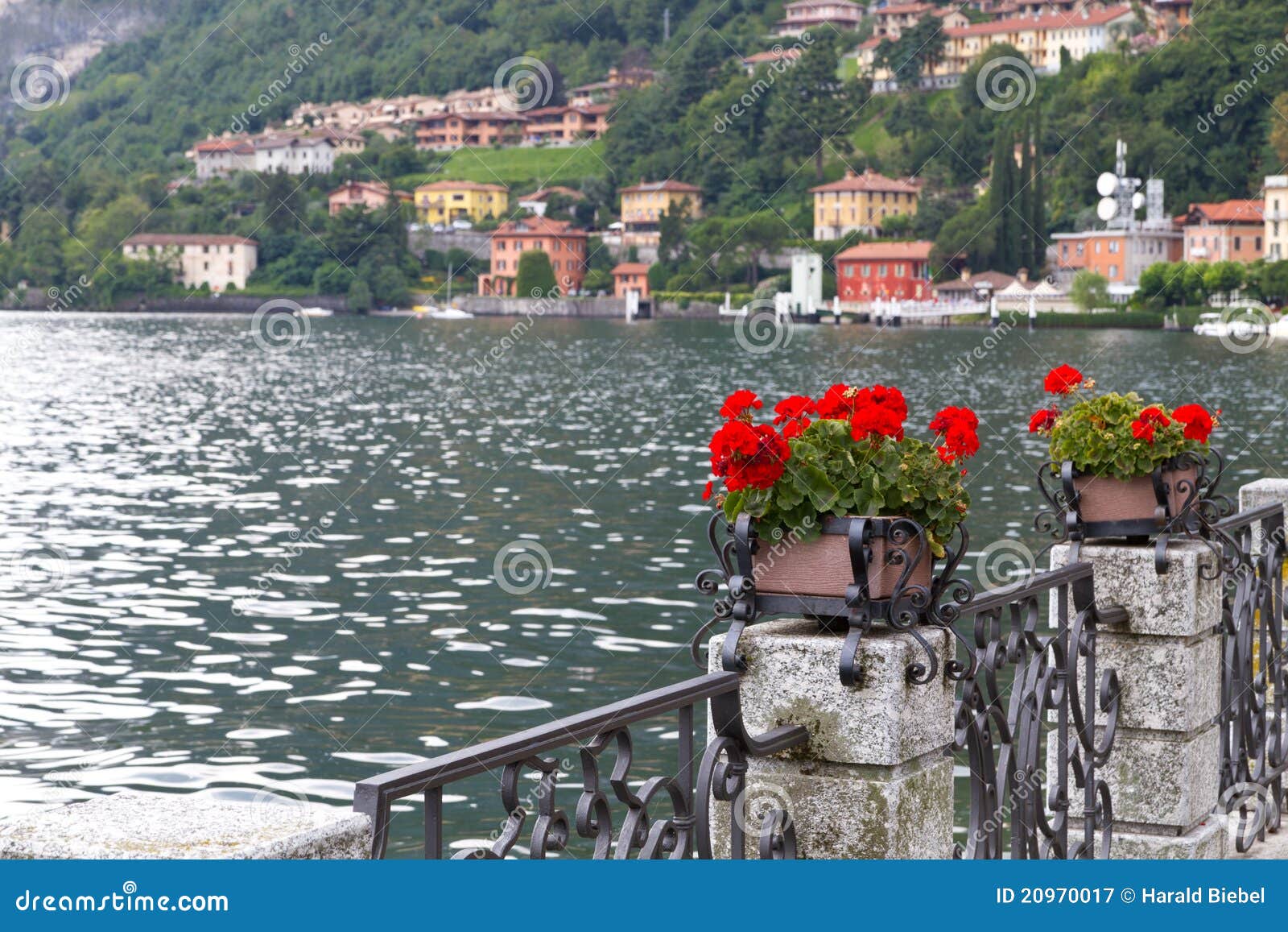 The Town of Menaggio, Lake Como, Italy Stock Image - Image of house ...