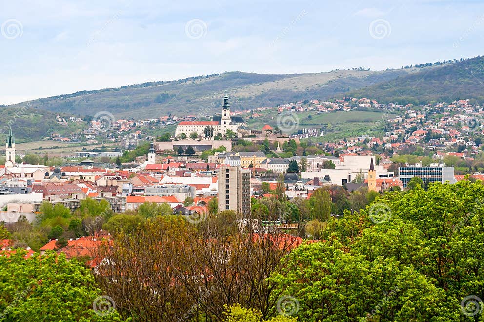 Town of Nitra, Slovakia stock photo. Image of slovakia - 24626158
