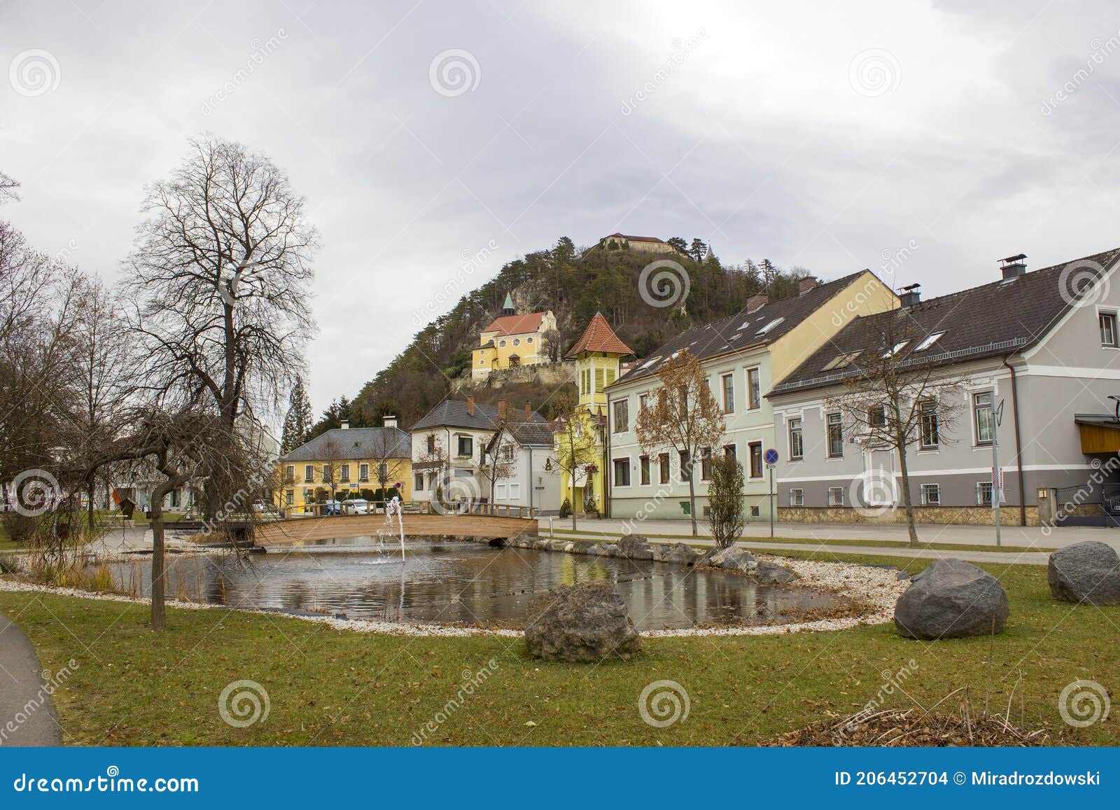 Town of Pitten - Lower Austria Stock Photo - Image of pitten, austria ...
