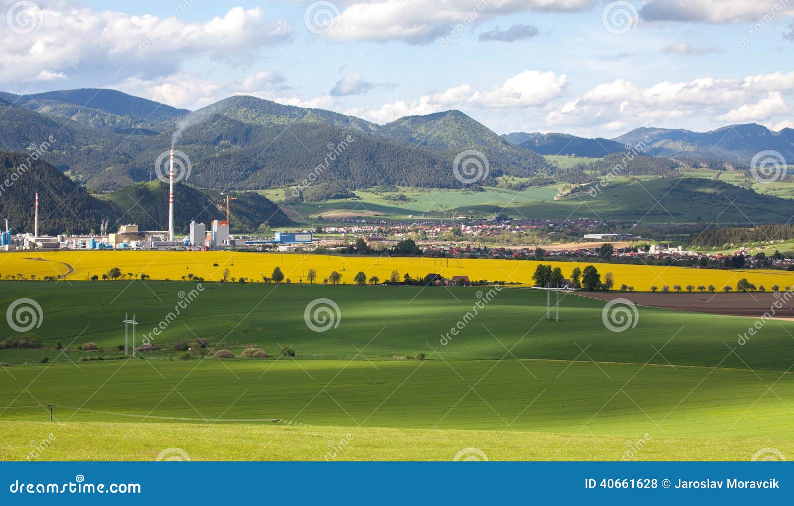 Town Ruzomberok, Slovakia stock photo. Image of slovakia - 40661628
