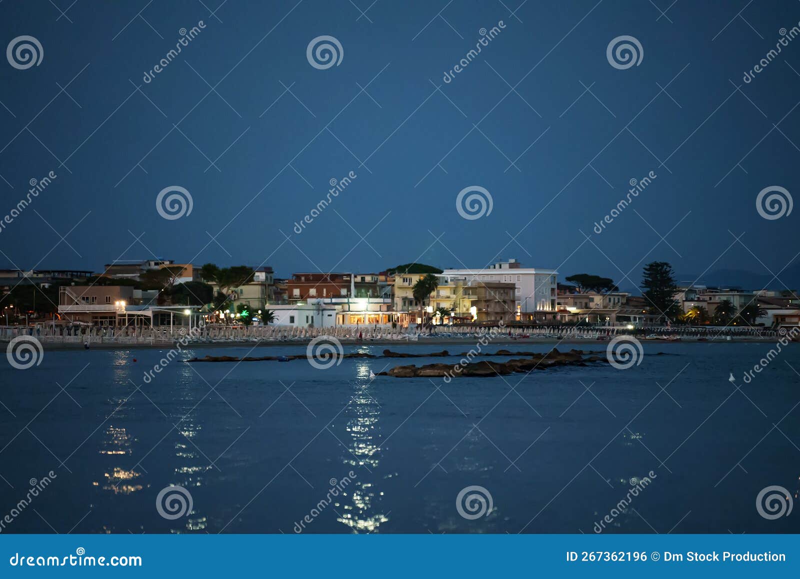 Town of Scauri in Italy stock photo. Image of coast - 267362196