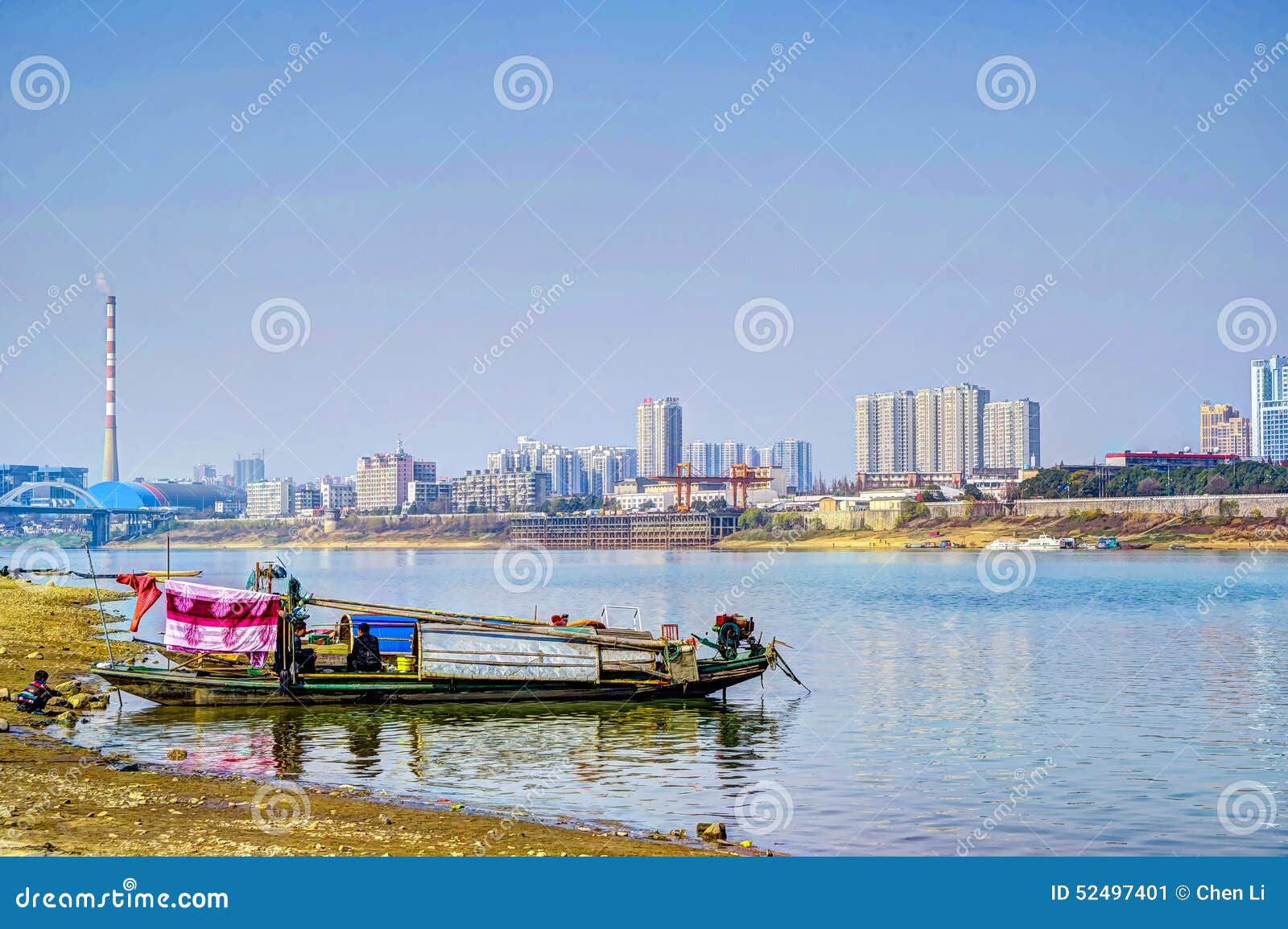 Town Scenery editorial photo. Image of villa, town, residents - 52497401